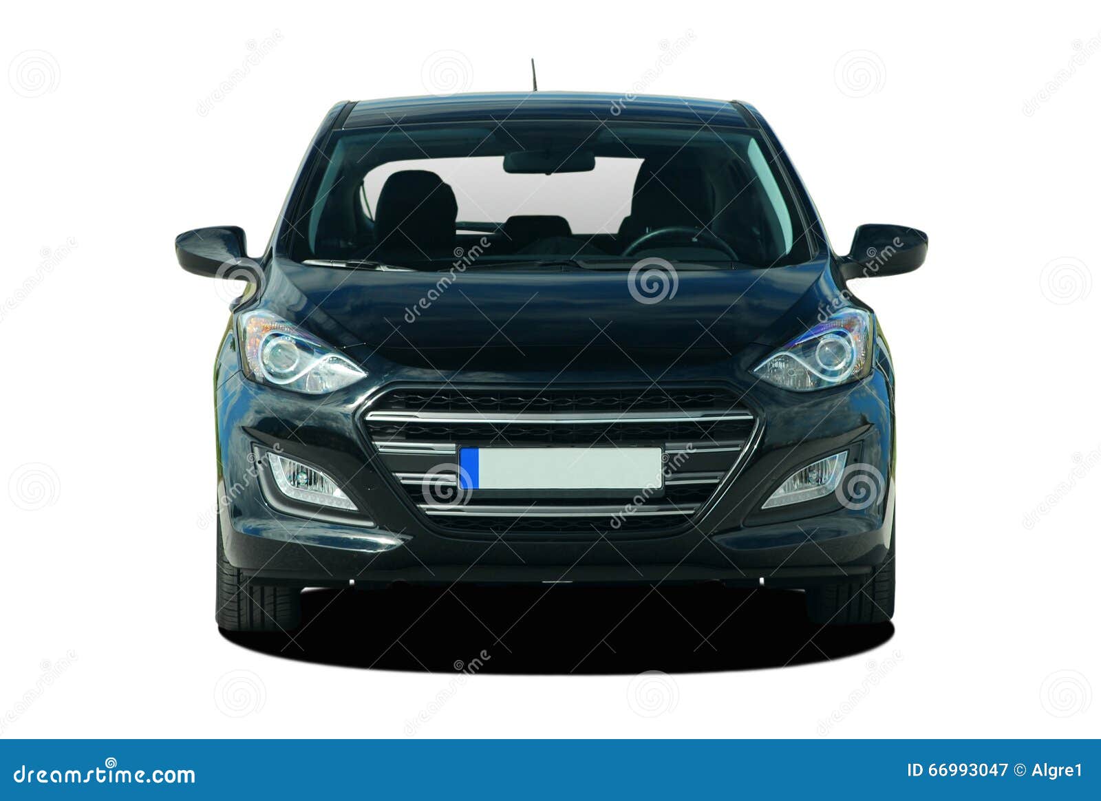 Car front view stock illustration. Illustration of vehicle - 66993047