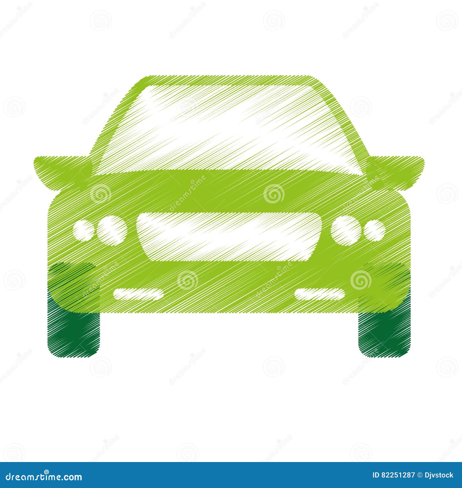 Car frontview icon image stock vector. Illustration of business - 82251287