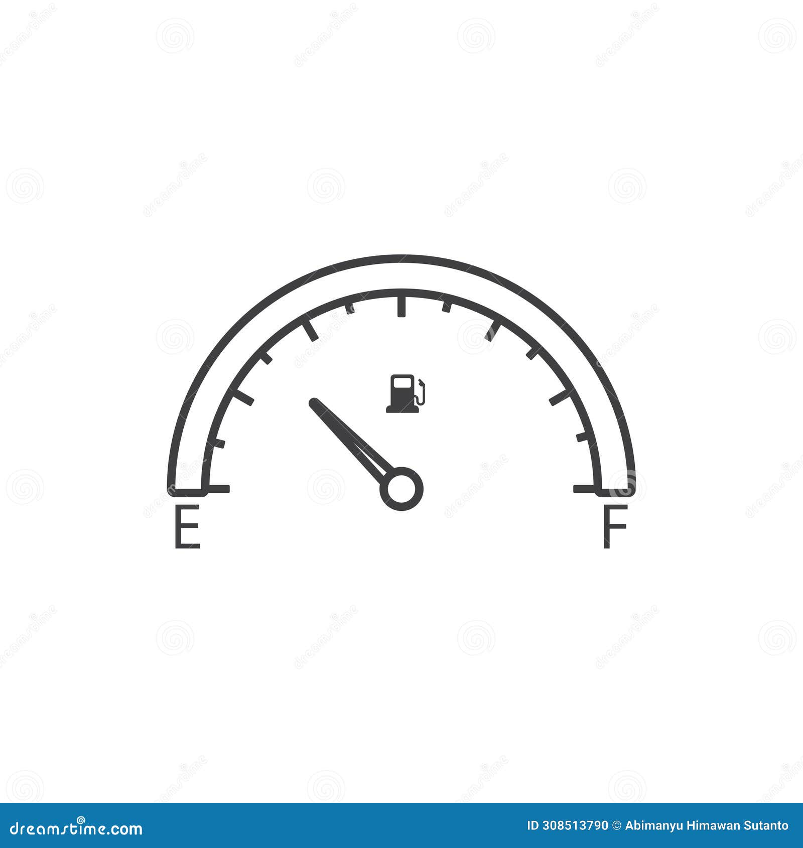 Car Fuel Indicator Icon Vector Stock Vector - Illustration of vector ...