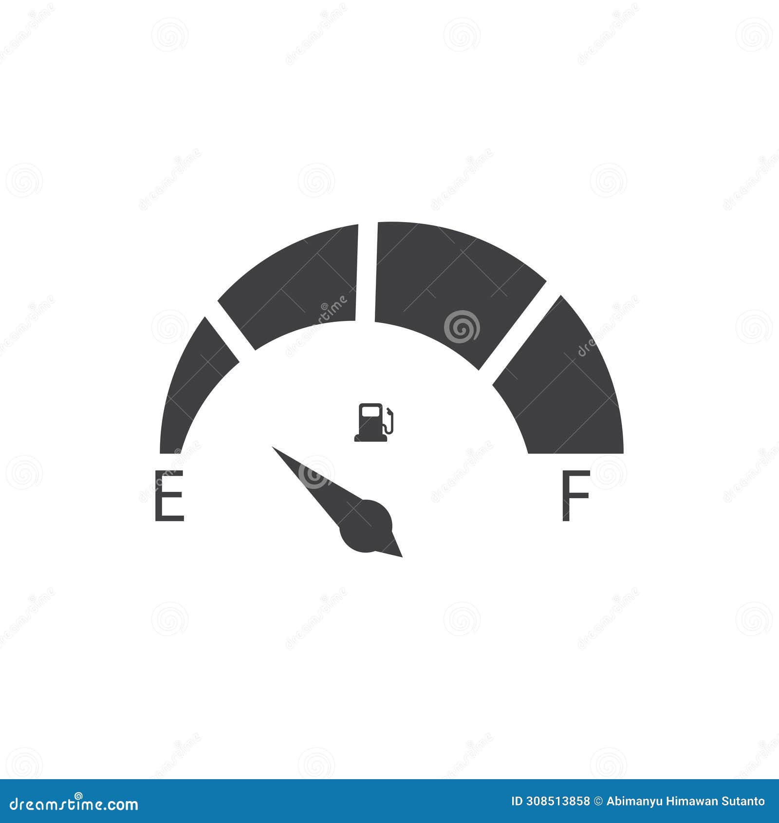 Car Fuel Indicator Icon Vector Stock Vector - Illustration of auto ...