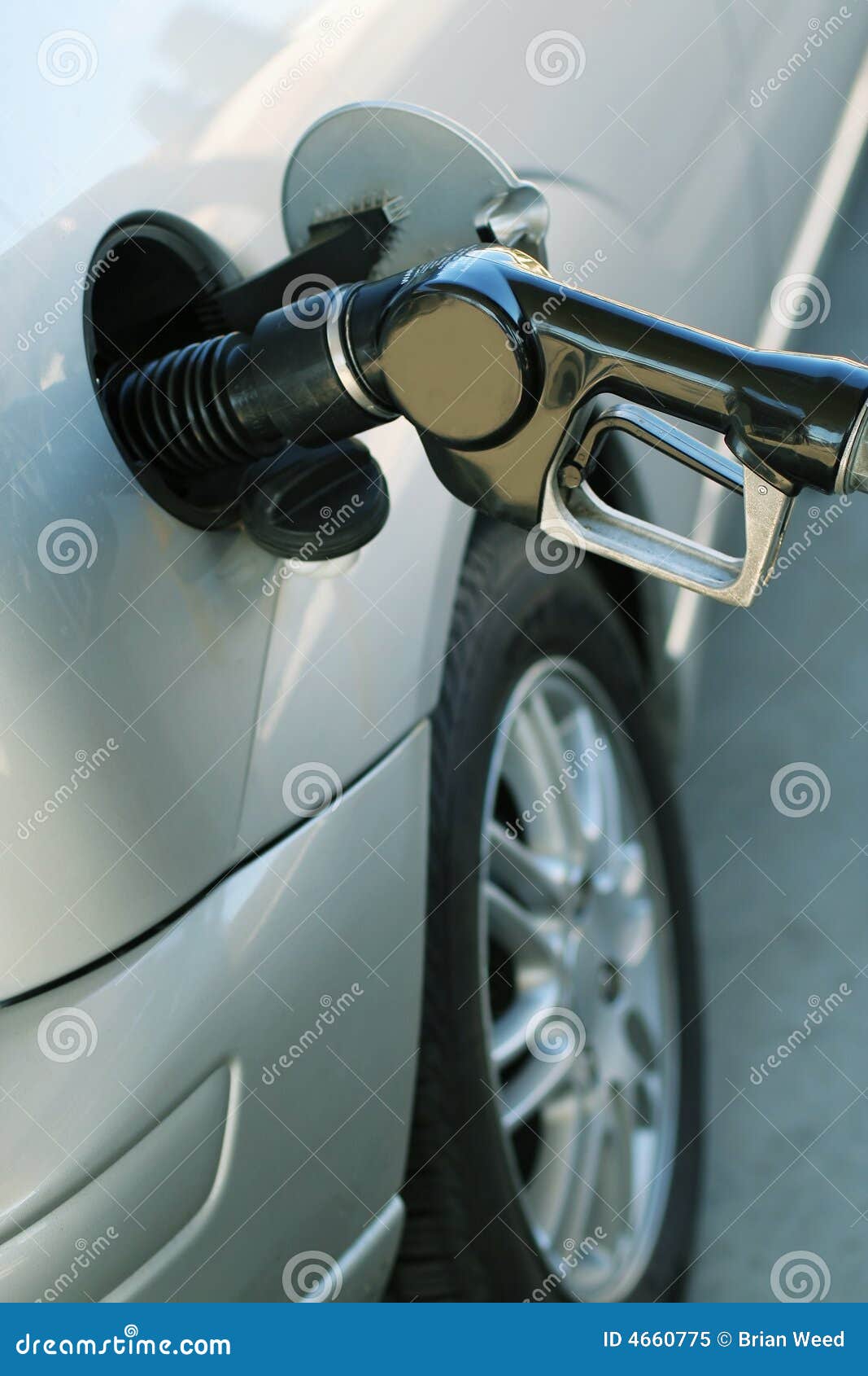 Car and Fuel Line stock image. Image of fueling, silver - 4660775