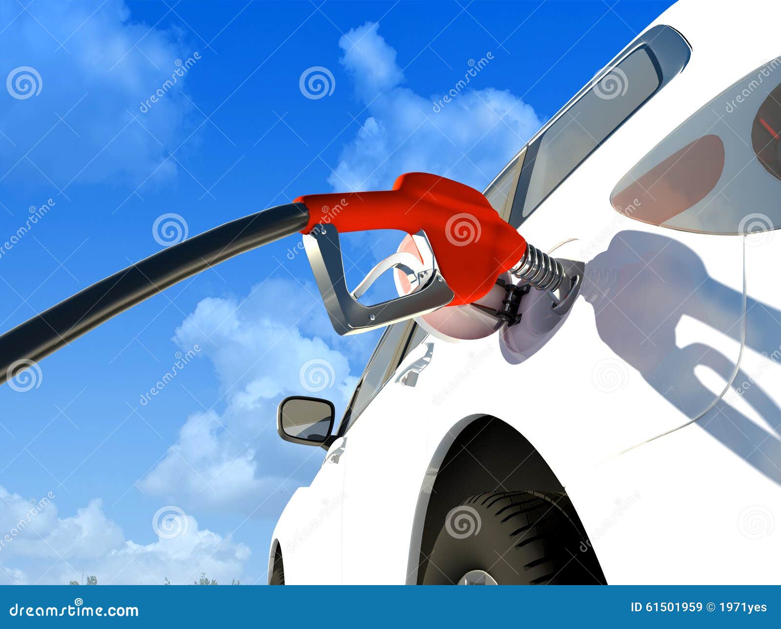 Car fueled stock illustration. Illustration of energy - 61501959