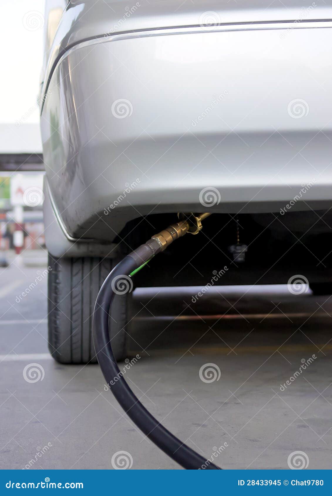 Car gas lpg fuel refill stock image. Image of bumper - 28433945