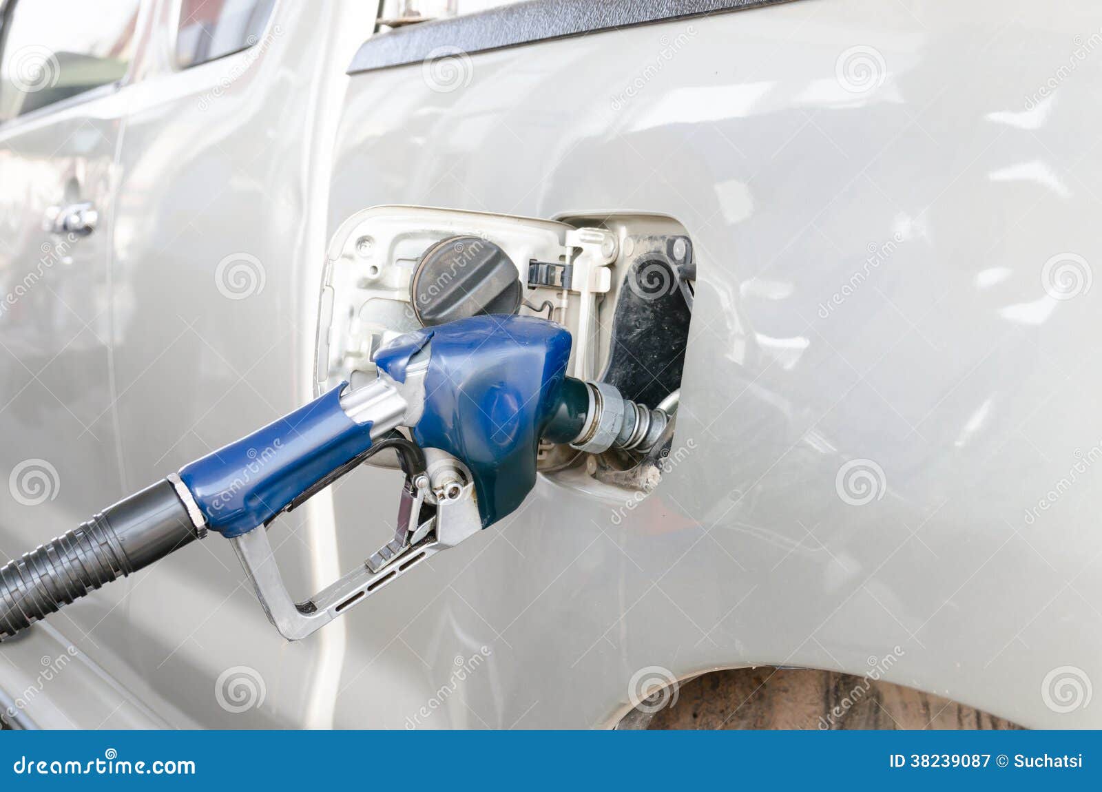 Car with gas refill stock image. Image of travel, vehicle - 38239087