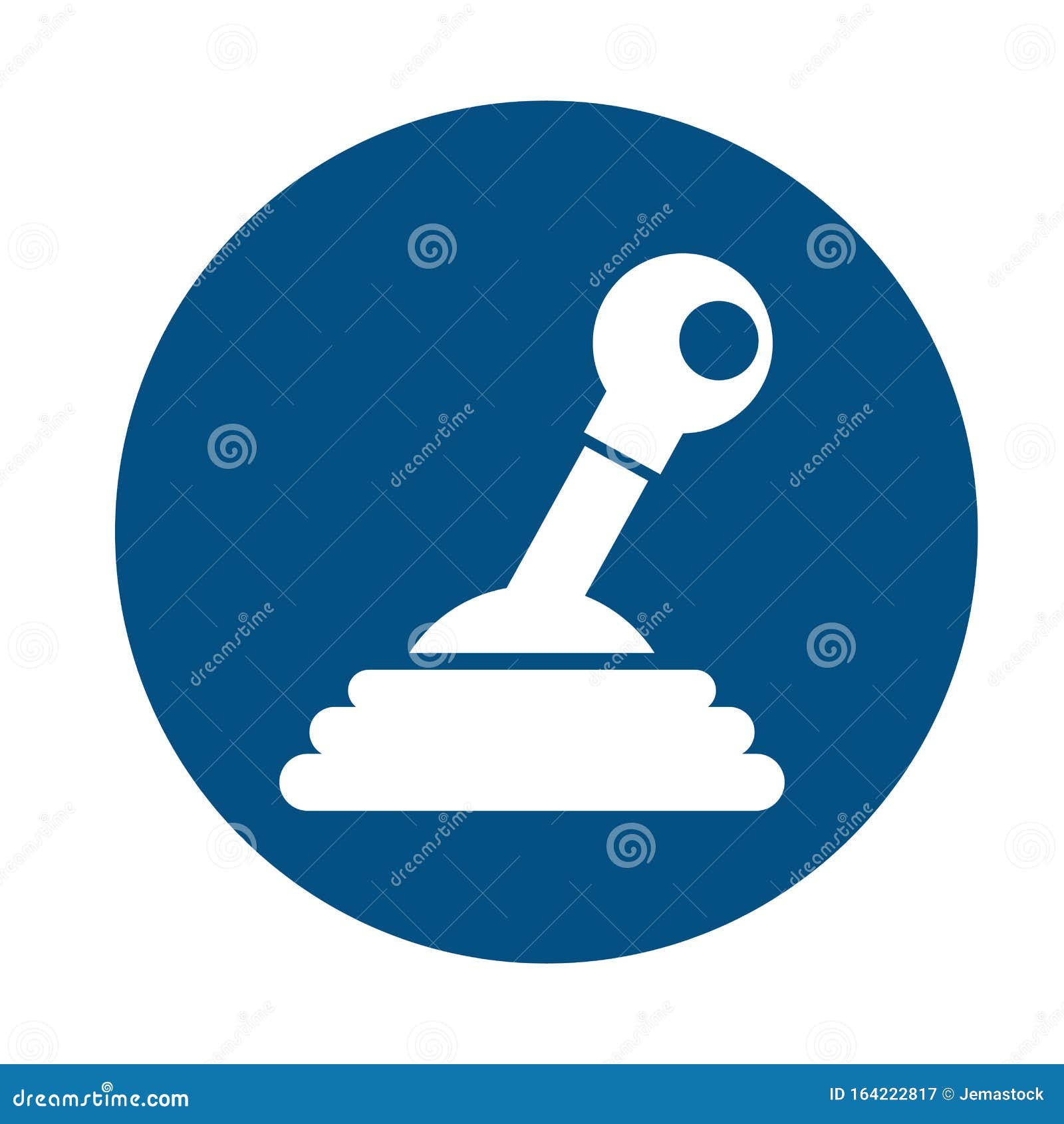 Car Gear Lever Assembly Piece Flat Icon Stock Vector - Illustration of ...