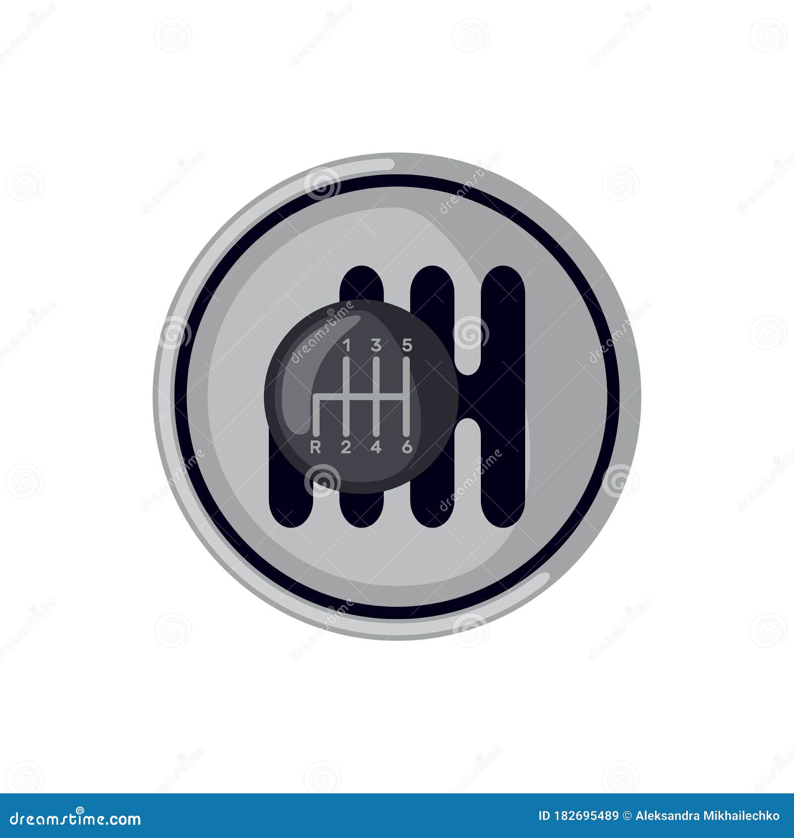 Car Gearbox Icon in Flat Style Isolated on White Background Stock ... Car Gearbox Icon in Flat Style Isolated on White Background Stock ...