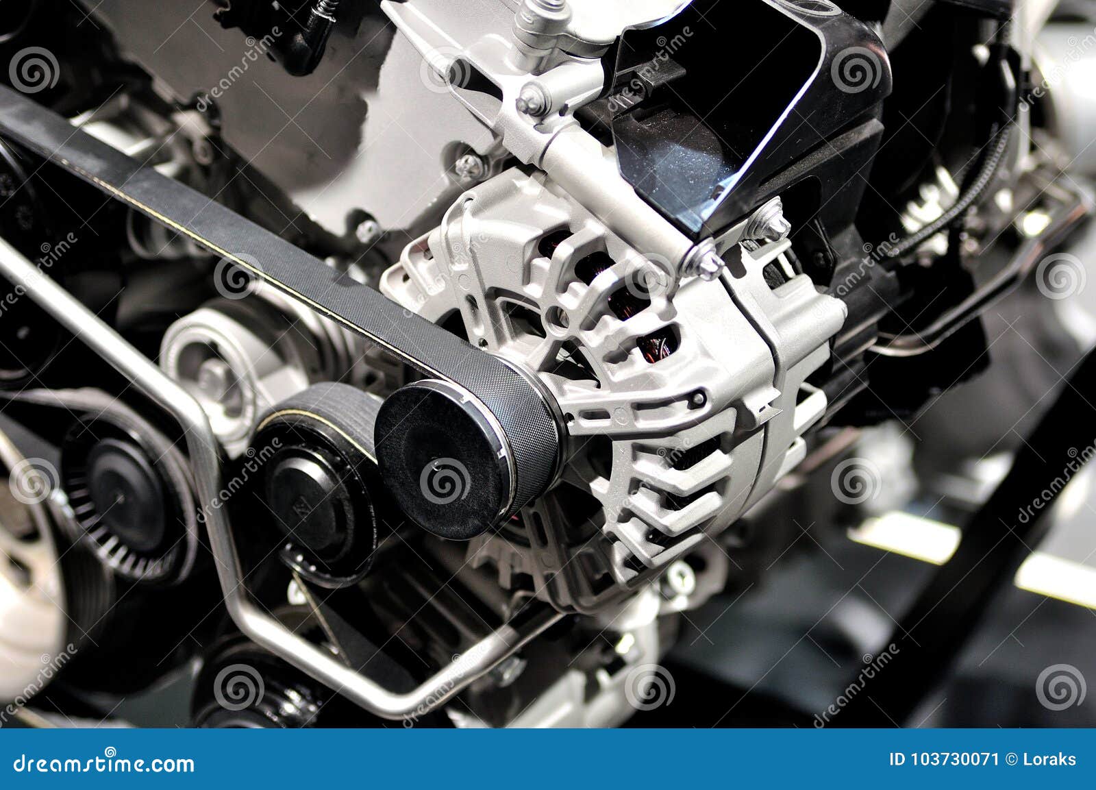 Car generator. stock image. Image of engine, bright - 103730071