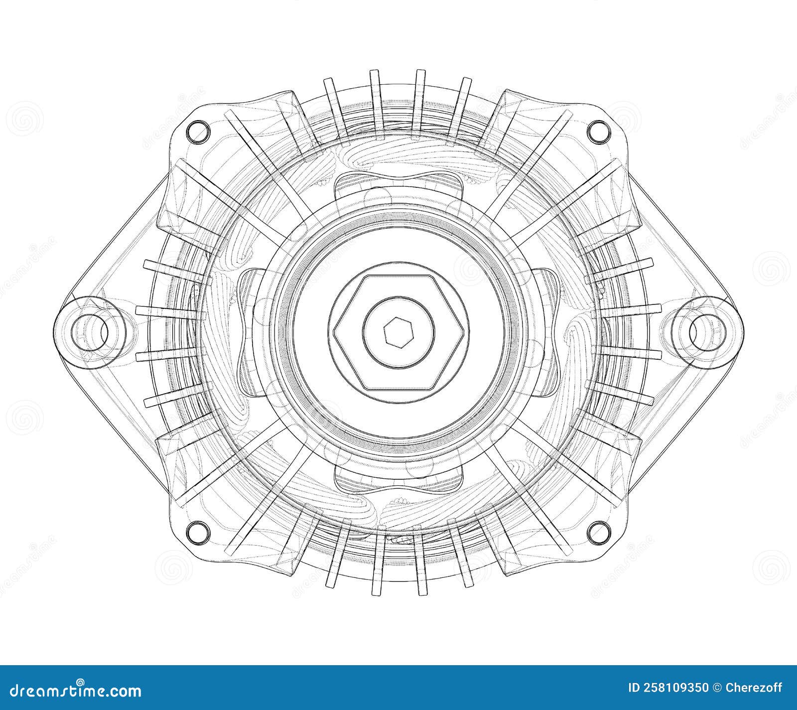 Car generator. Vector stock illustration. Illustration of vehicle ...
