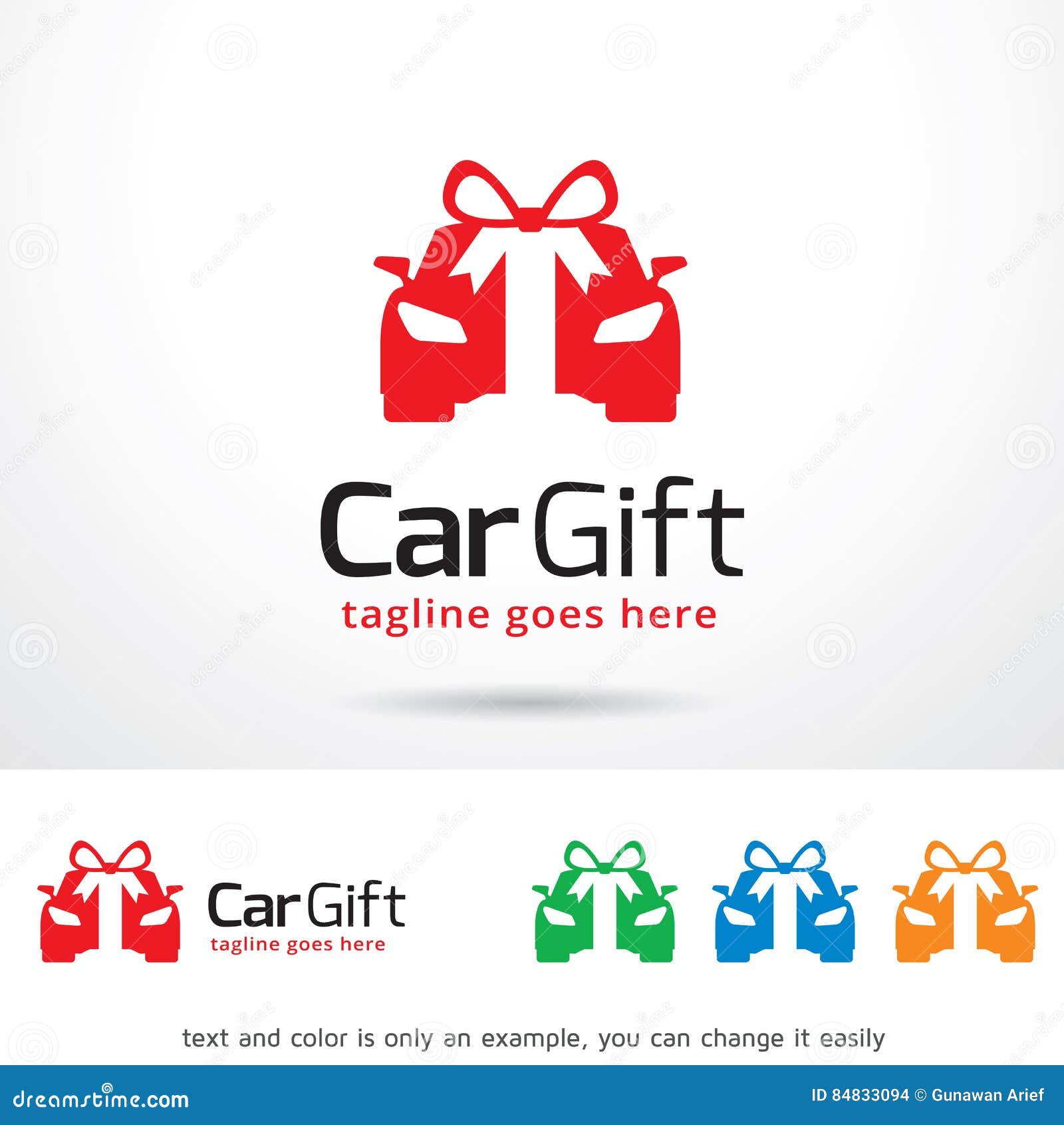 Car Gift Logo Template Design Vector Stock Vector - Illustration of ...