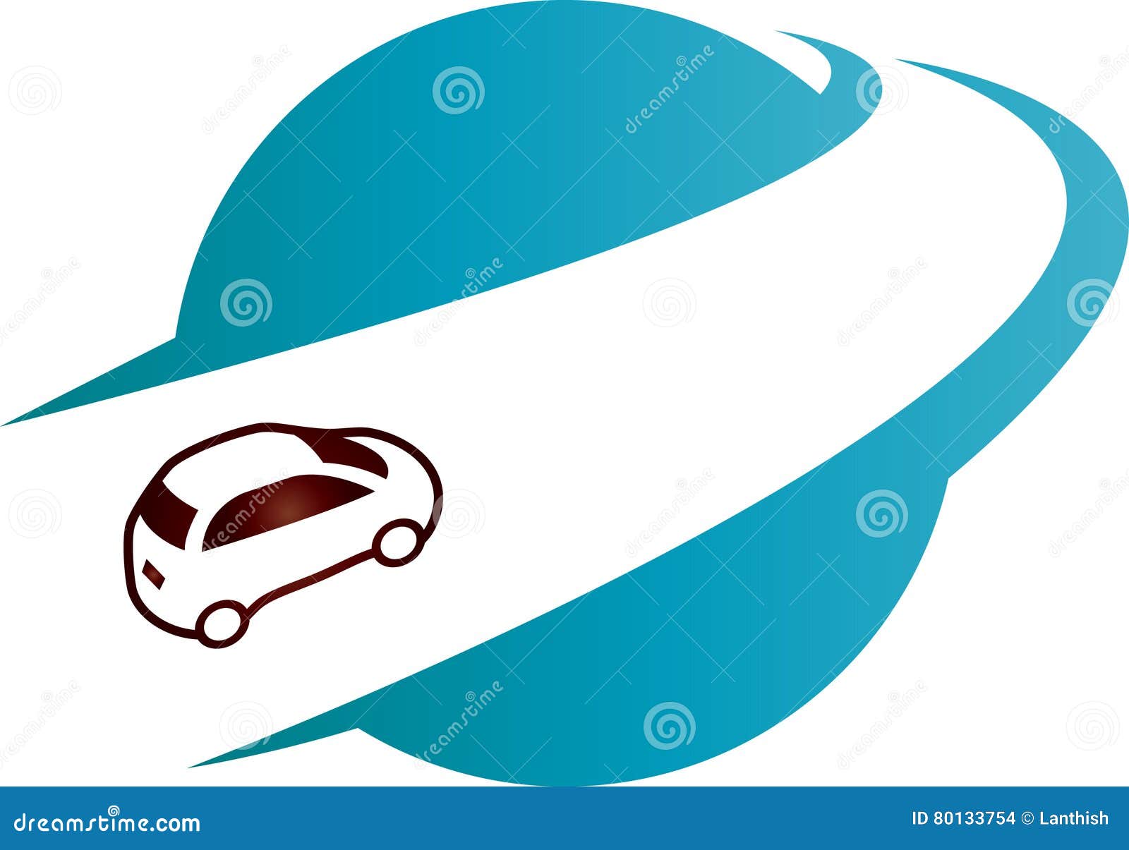 Car on the globe stock vector. Illustration of bike, motor - 80133754