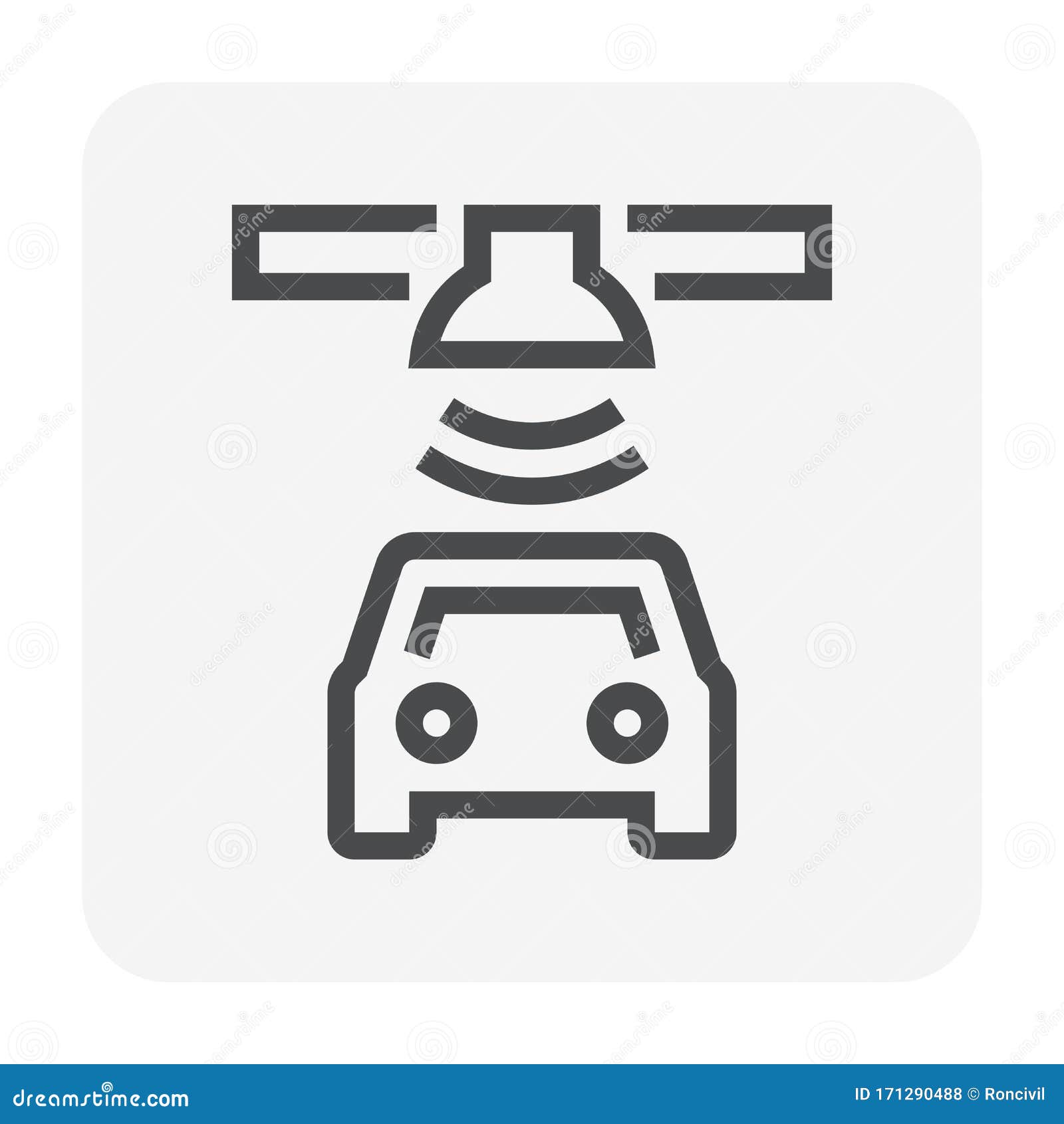 Car gps icon stock vector. Illustration of shield, icons - 171290488