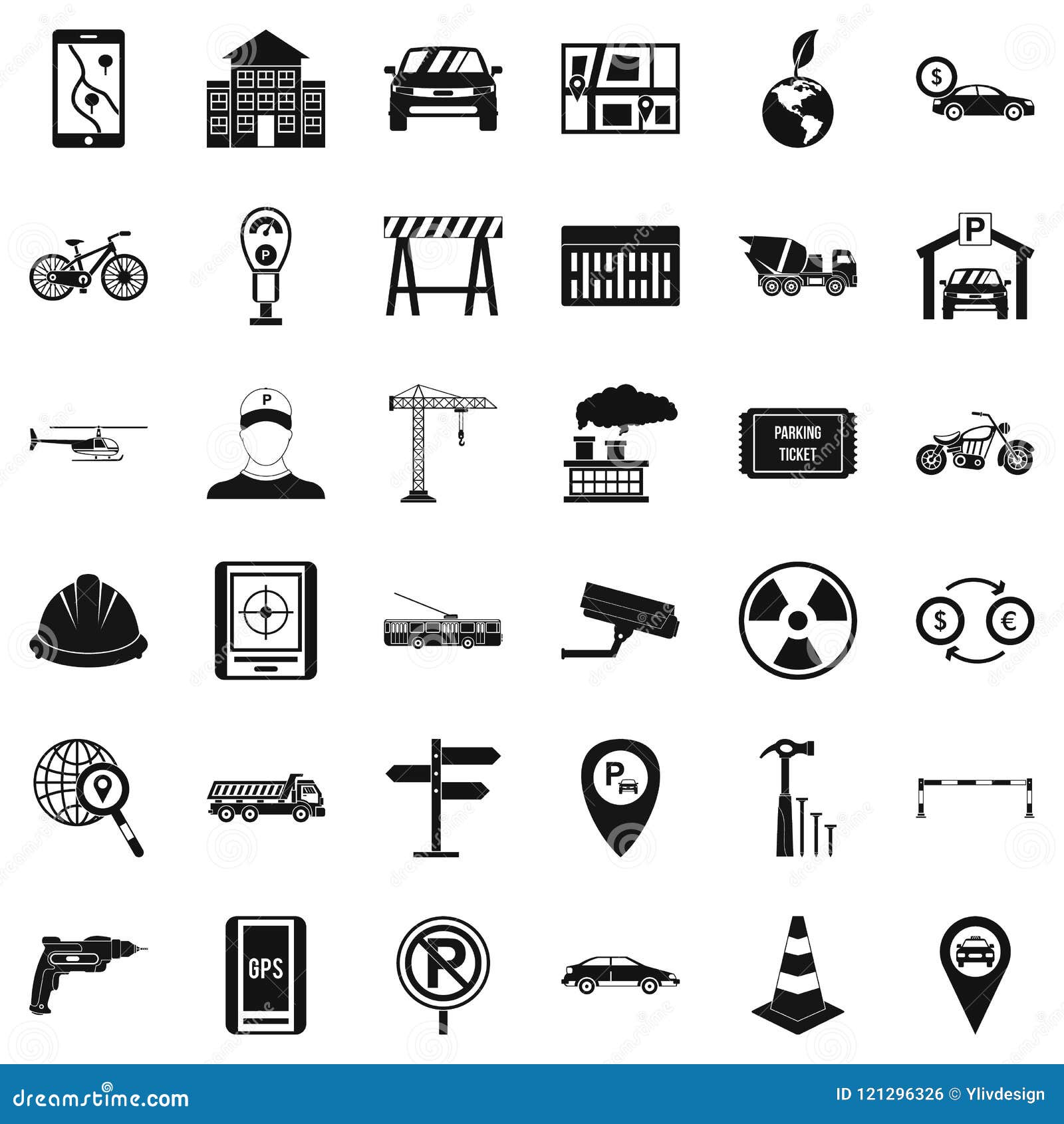 Car Gps Icons Set, Simple Style Stock Vector - Illustration of sign ... Car Gps Icons Set, Simple Style Stock Vector - Illustration of sign ...