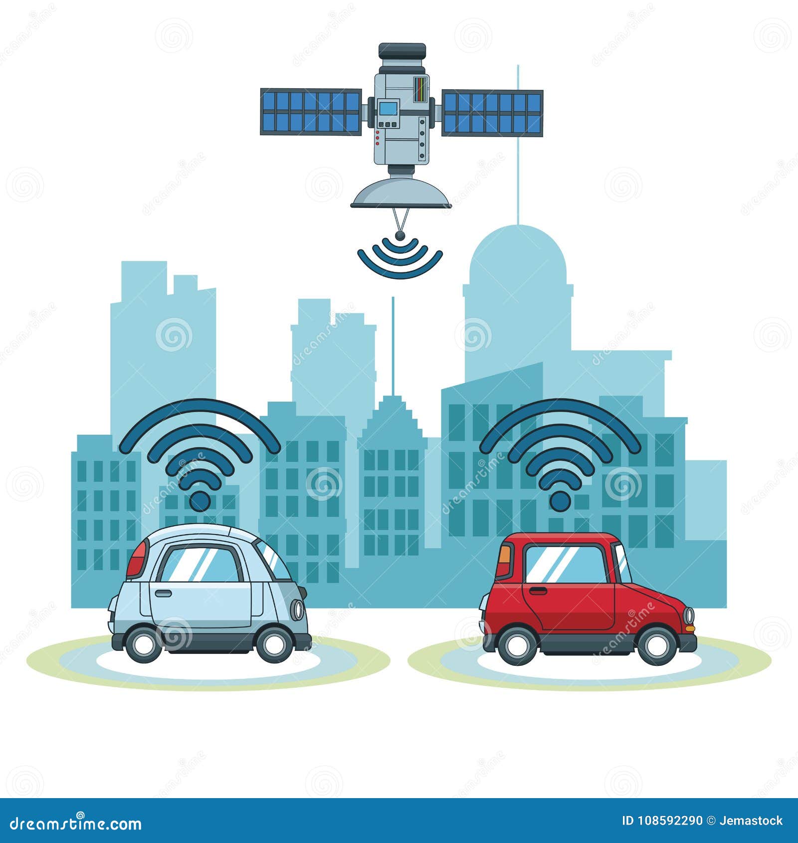Car gps tracker technology stock vector. Illustration of computer ...