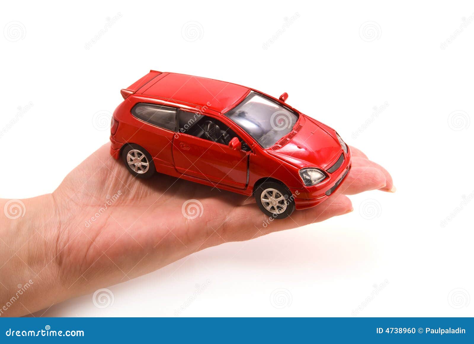 Car in hand stock photo. Image of white, hand, hands, palm - 4738960