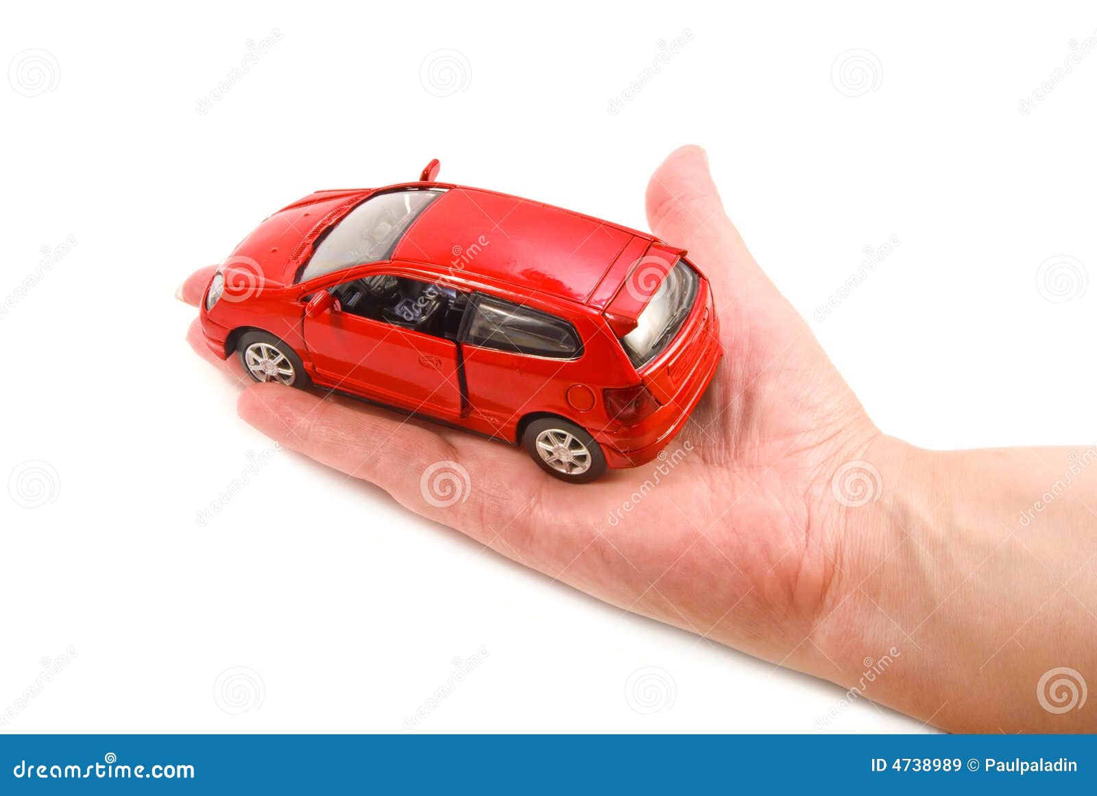Car in hand stock image. Image of human, light, background - 4738989