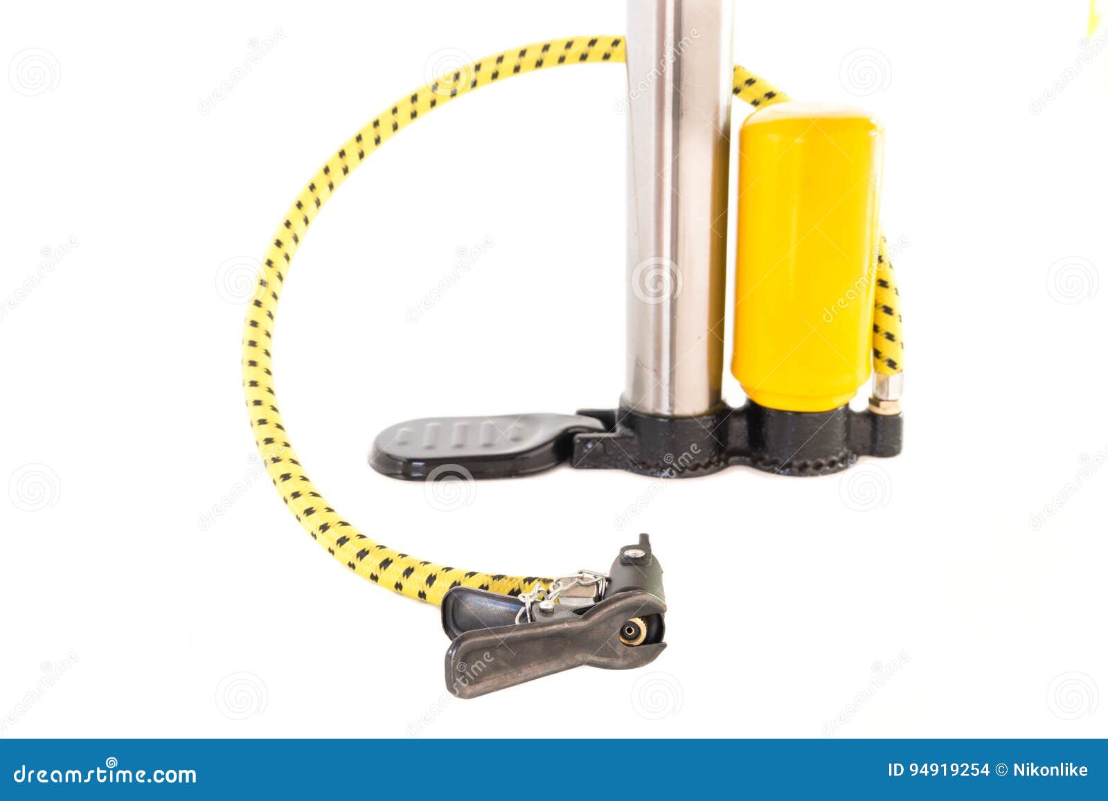 Car hand air pump. stock photo. Image of hand, automobile - 94919254