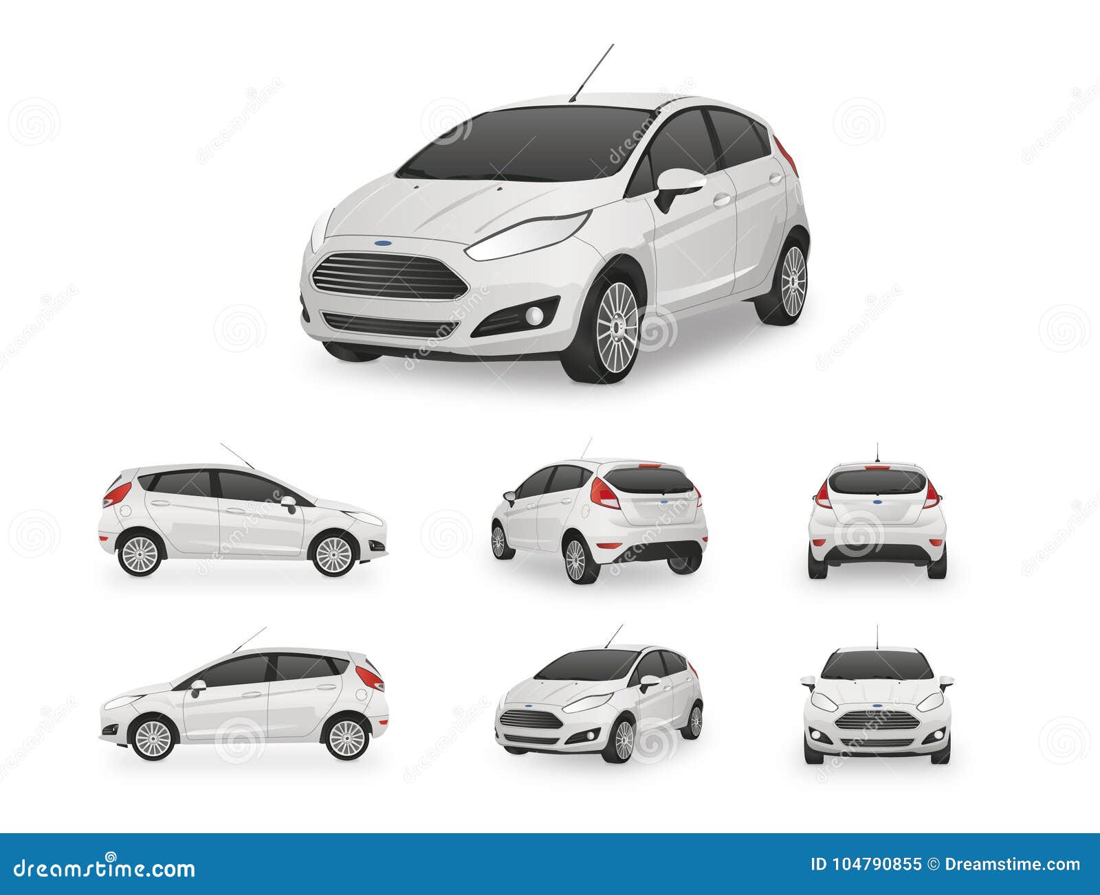 Car Hatchback Vector stock illustration. Illustration of coche - 104790855