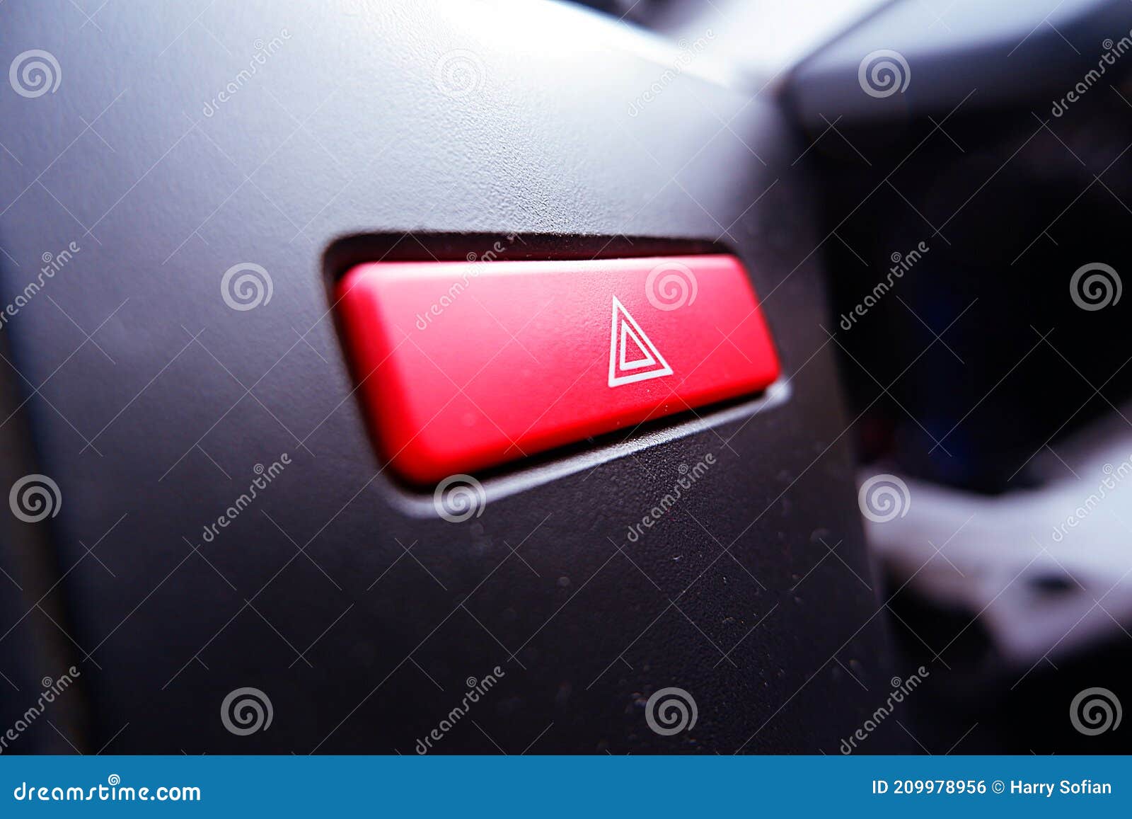 Car Hazard Button from Side Stock Photo - Image of finger, alert: 209978956