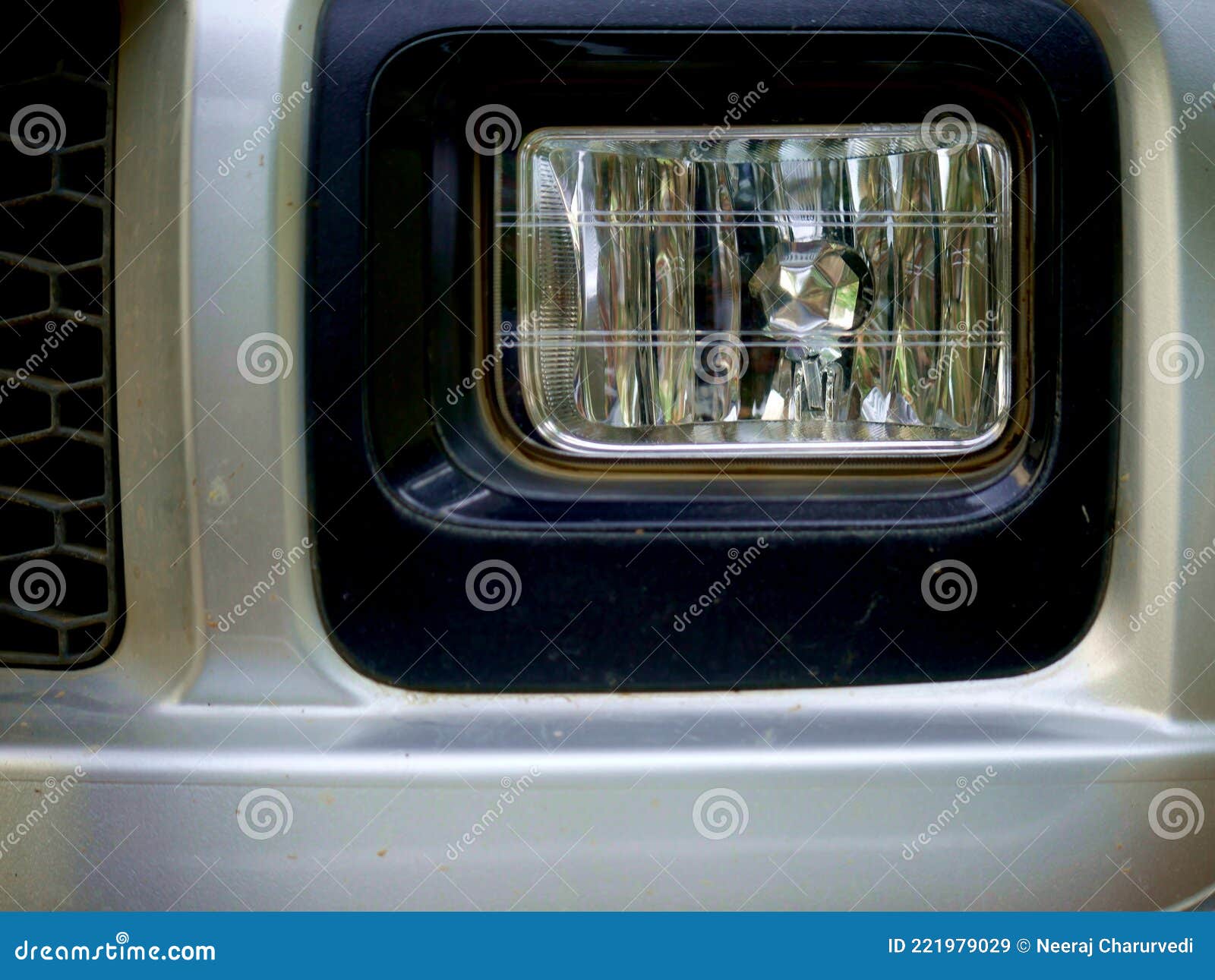 Car Head Light Side View Presented for Texture Stock Image - Image of ...