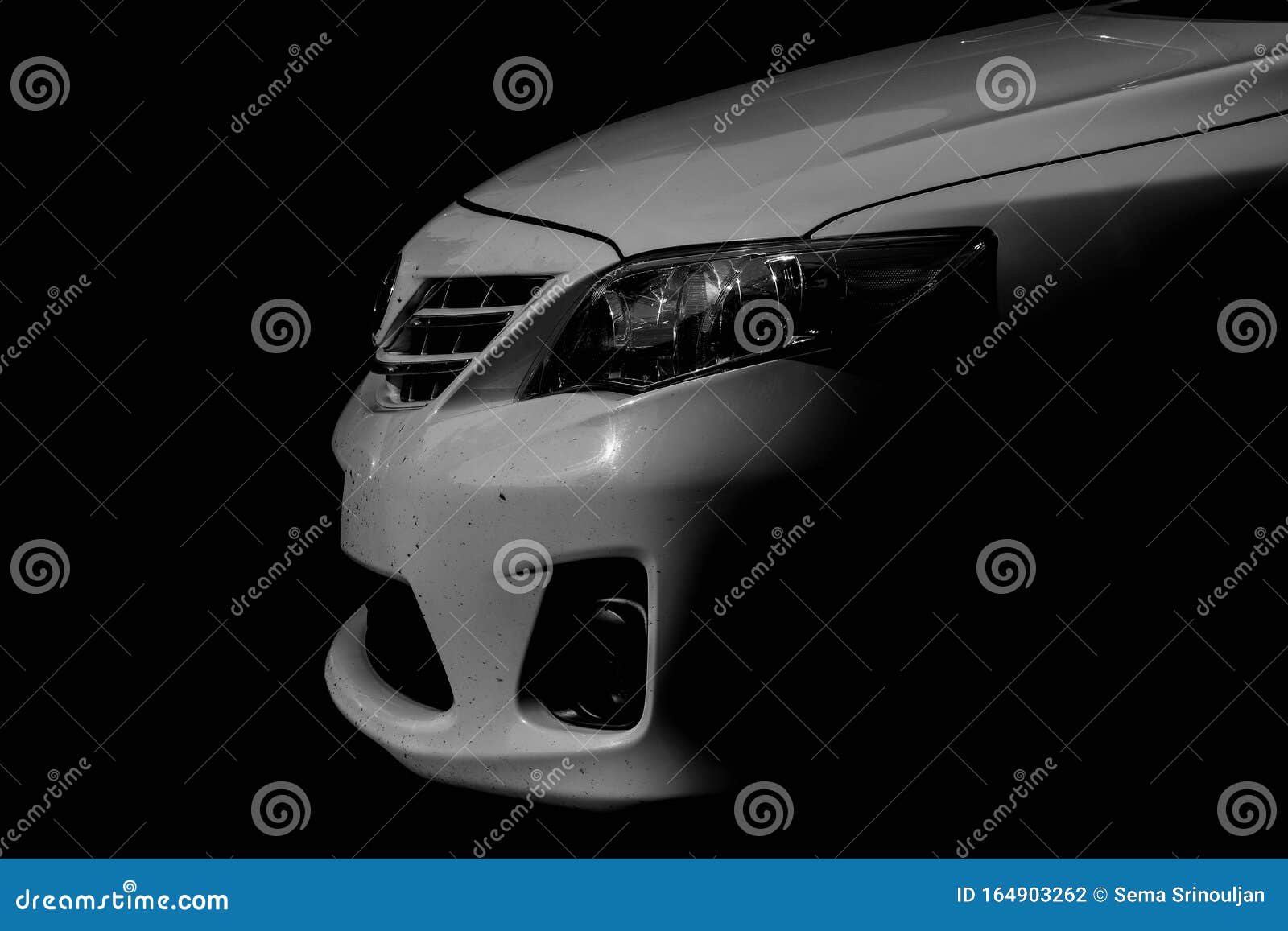 Car Headlight. - Light and Shadow. Stock Photo - Image of sport, power ...