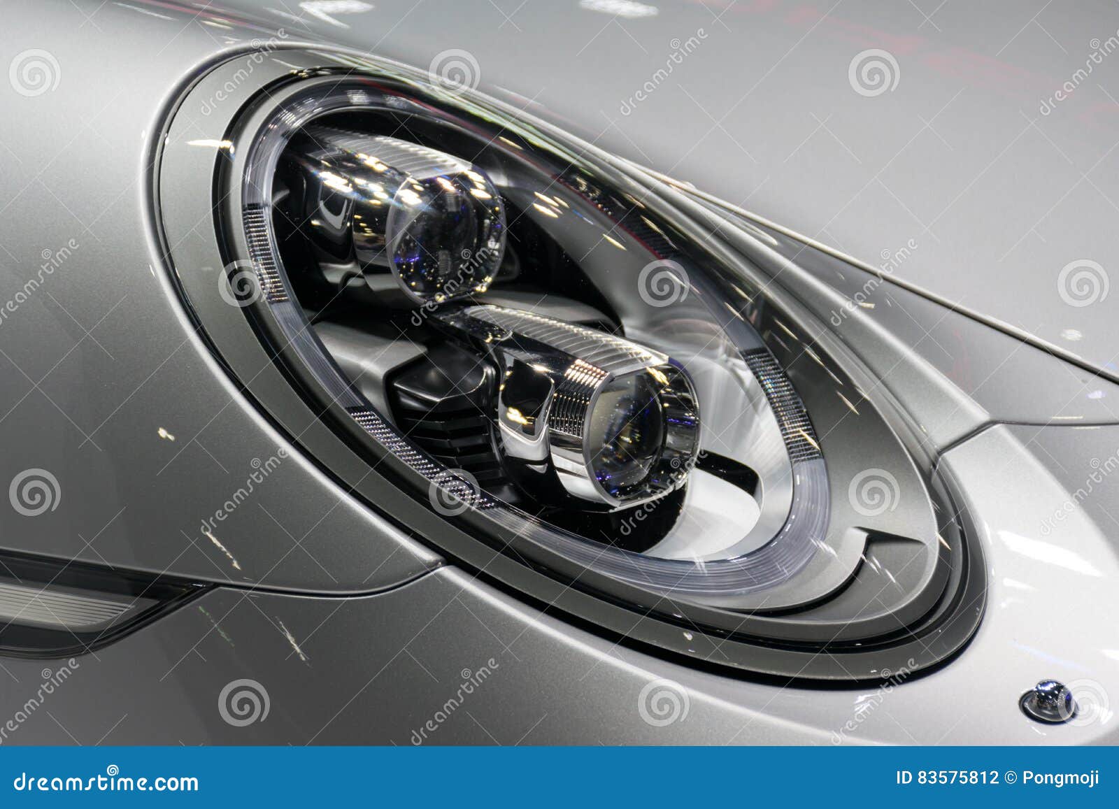 Car headlight or headlamp stock photo. Image of automobile - 83575812
