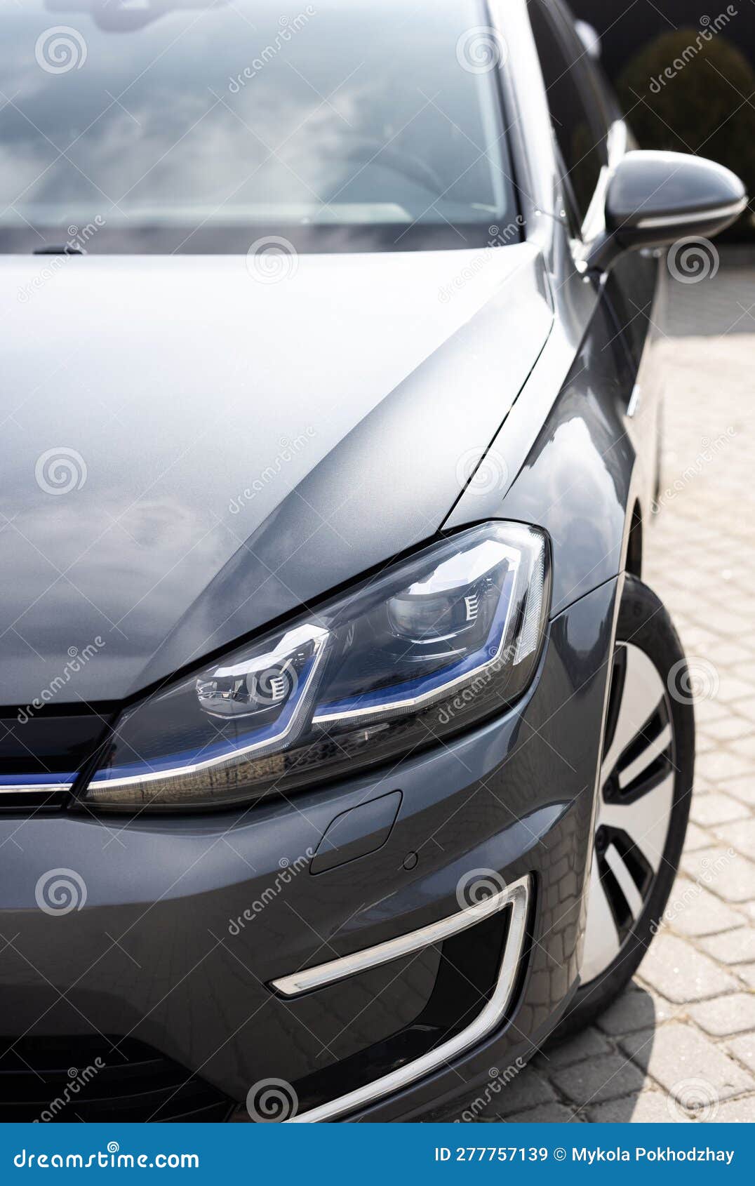Car Headlight. Lamp of Modern Car Headlight Stock Image - Image of ...