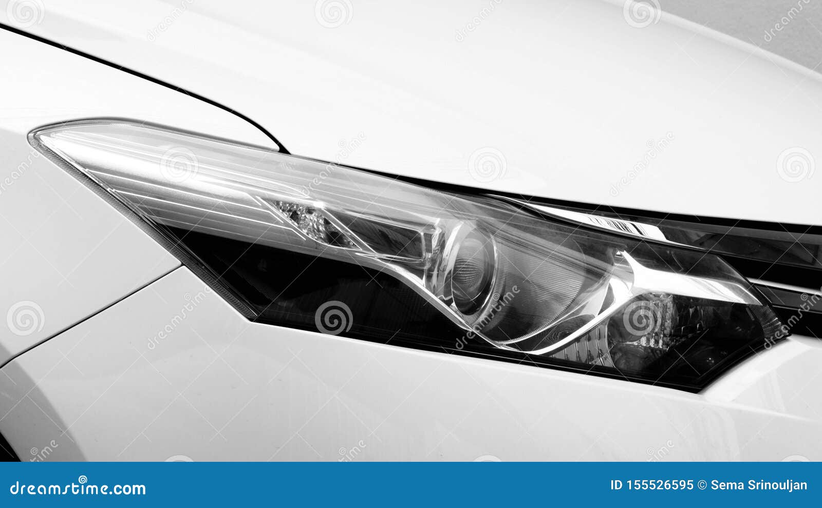 Car Headlight. - Light and Shadow Stock Image - Image of modern ...
