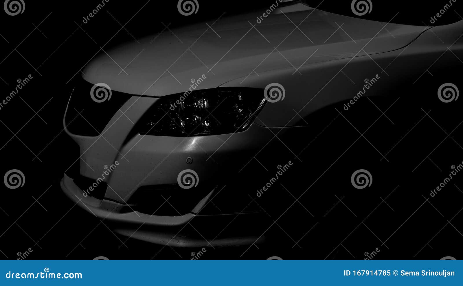 Car Headlight. - Light and Shadow Stock Image - Image of style ...