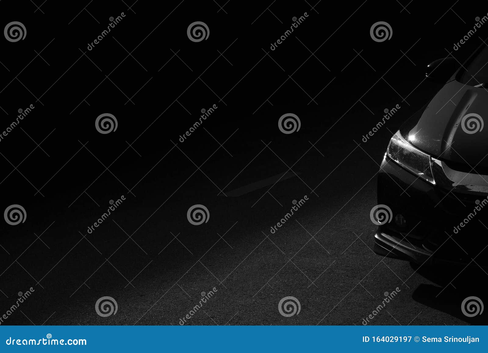 Car Headlight. - Light and Shadow. Stock Image - Image of design ...