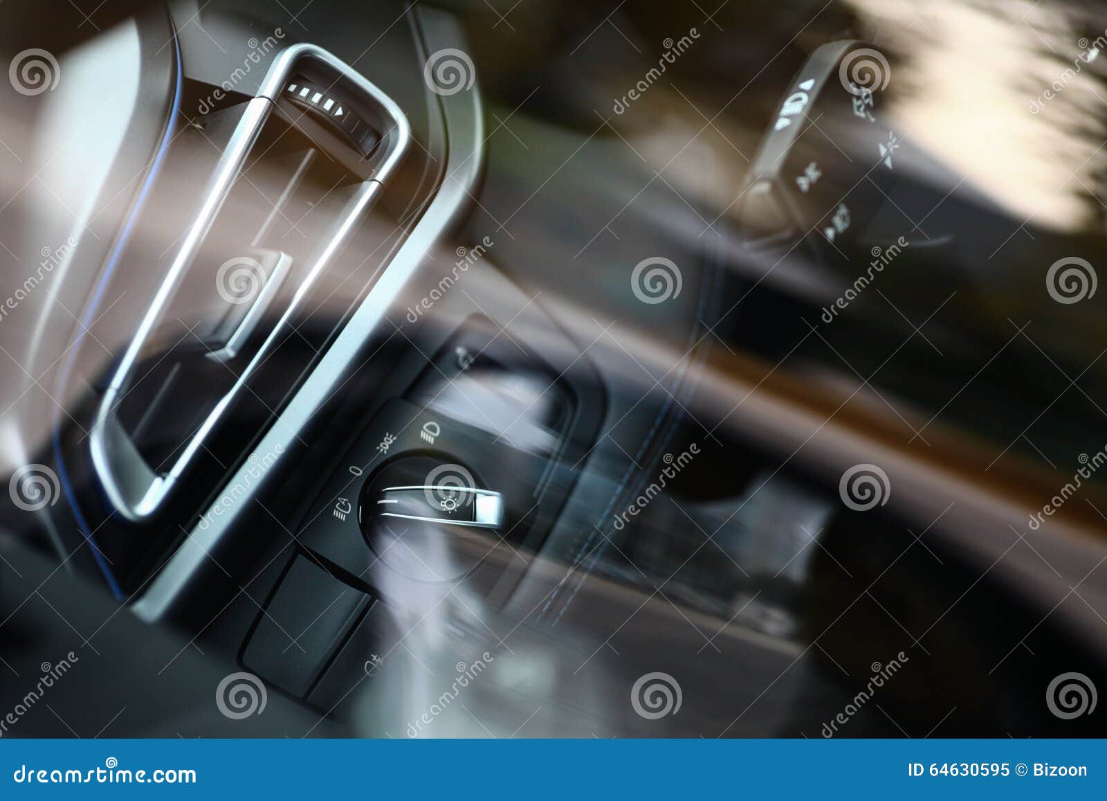 Car headlight switch stock image. Image of equipment - 64630595
