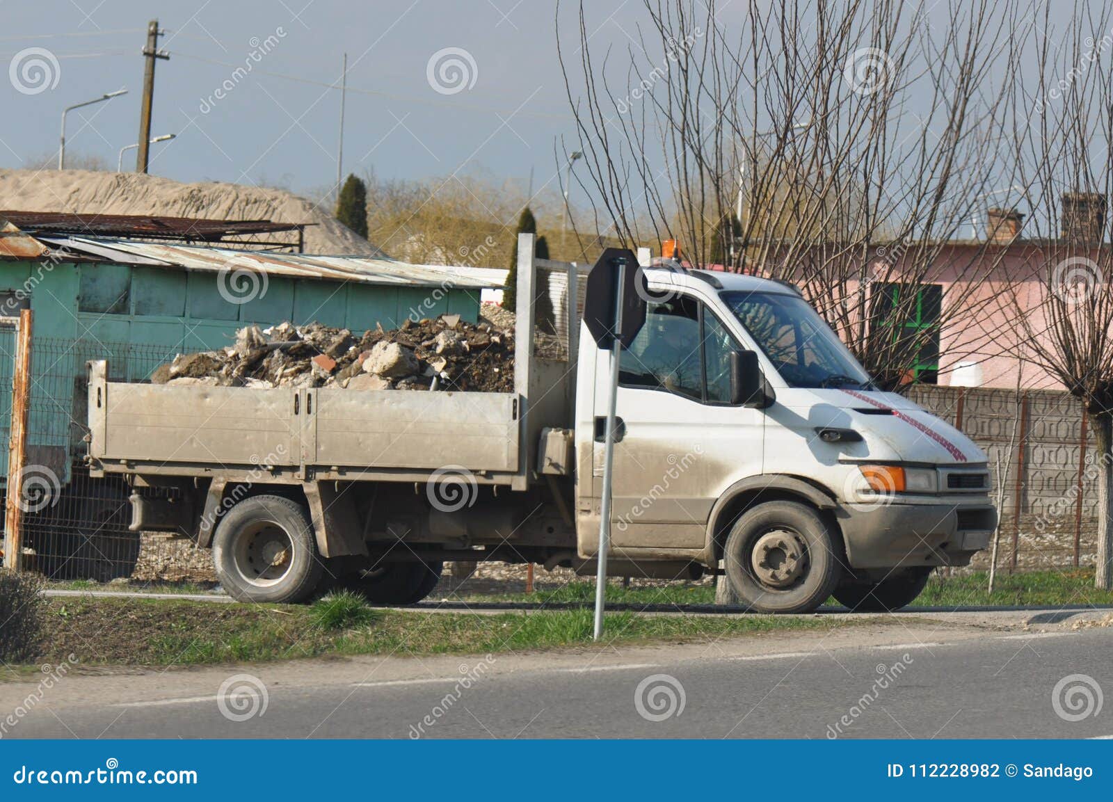 Transportation of Heavy Load Stock Photo - Image of heavy, factory ...