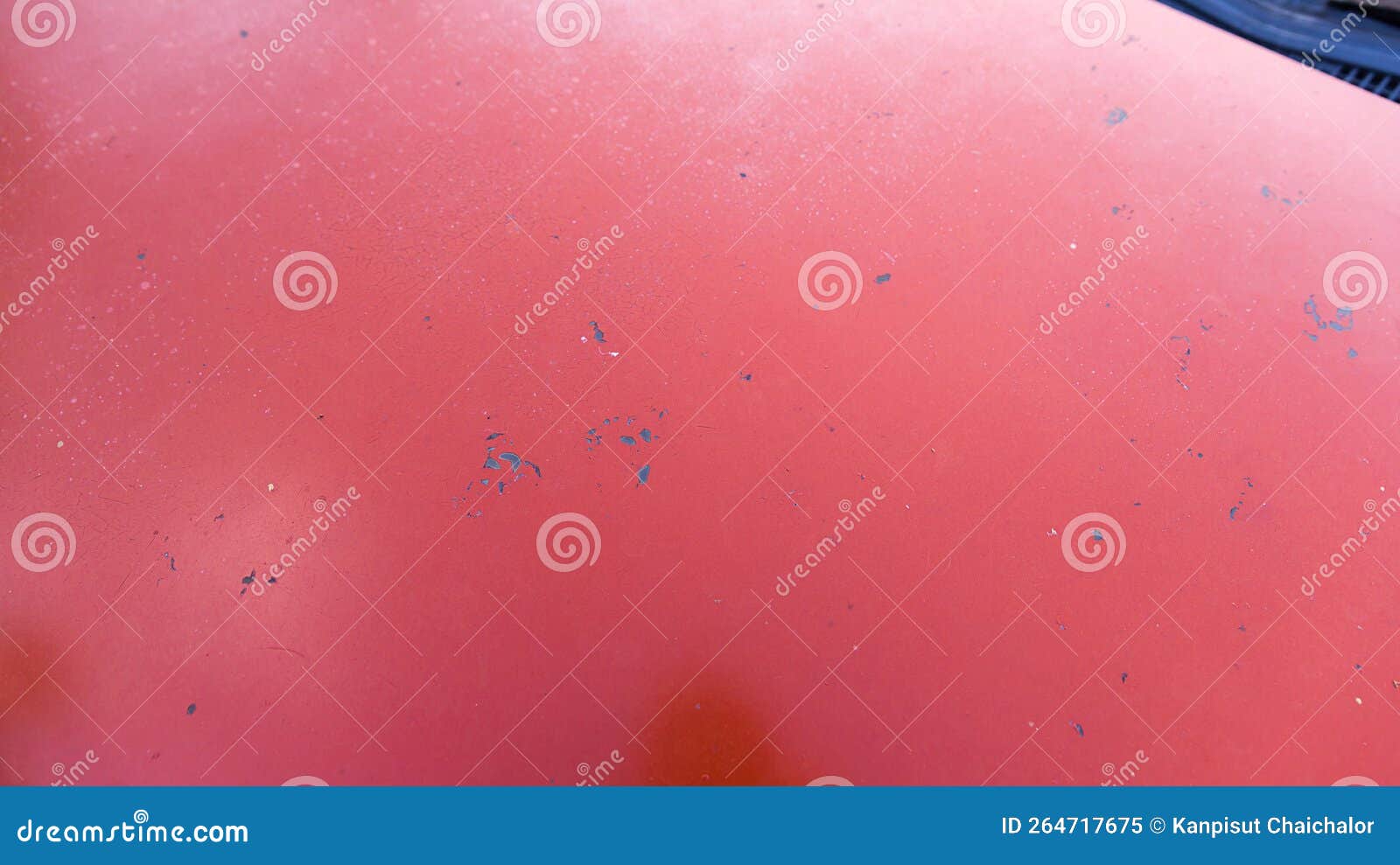 Car Hood Scratched with Deep Damage To the Paint. Dent Car Scratch ...