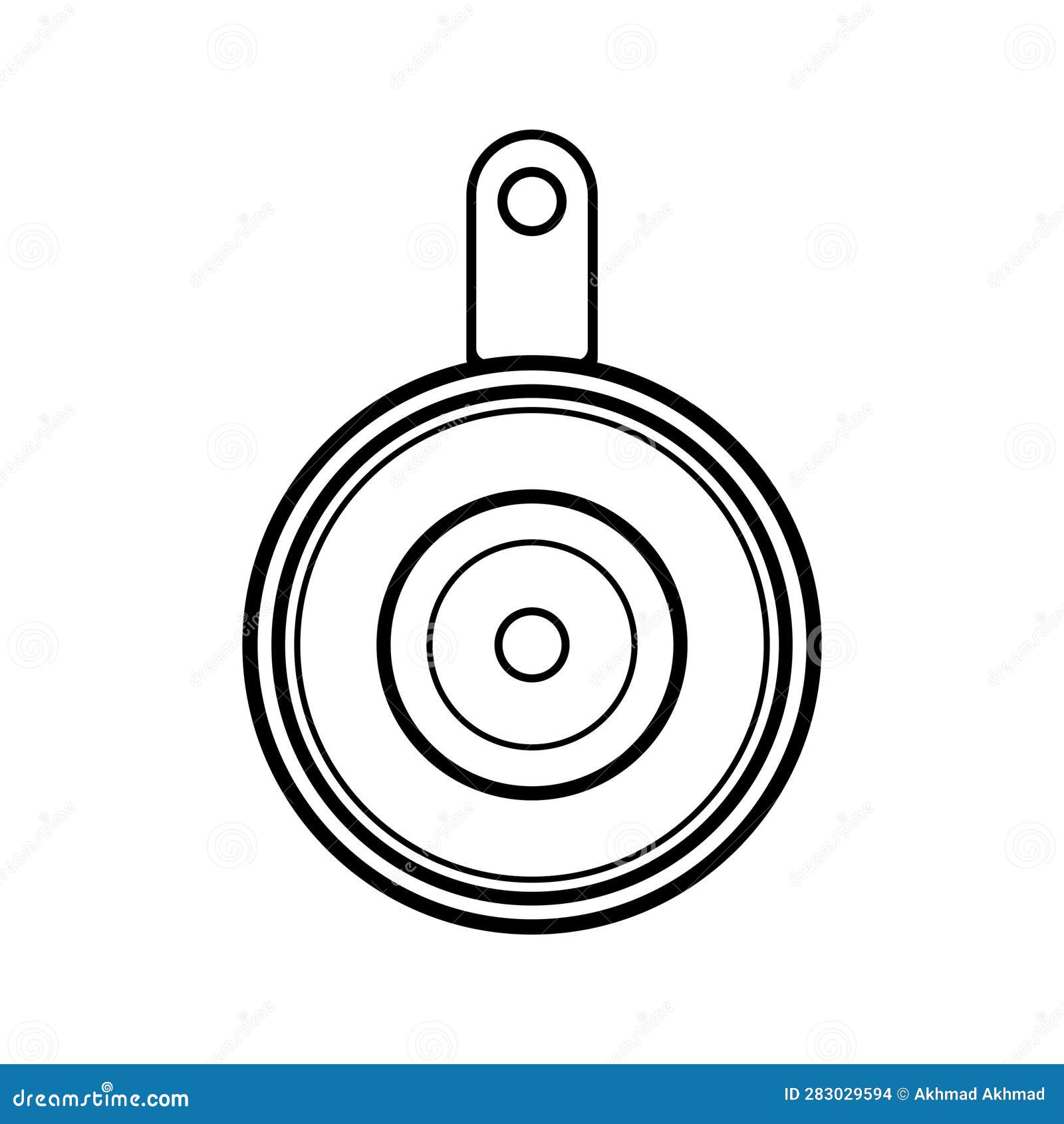 Car horn icon stock vector. Illustration of bugle, vehicle - 283029594