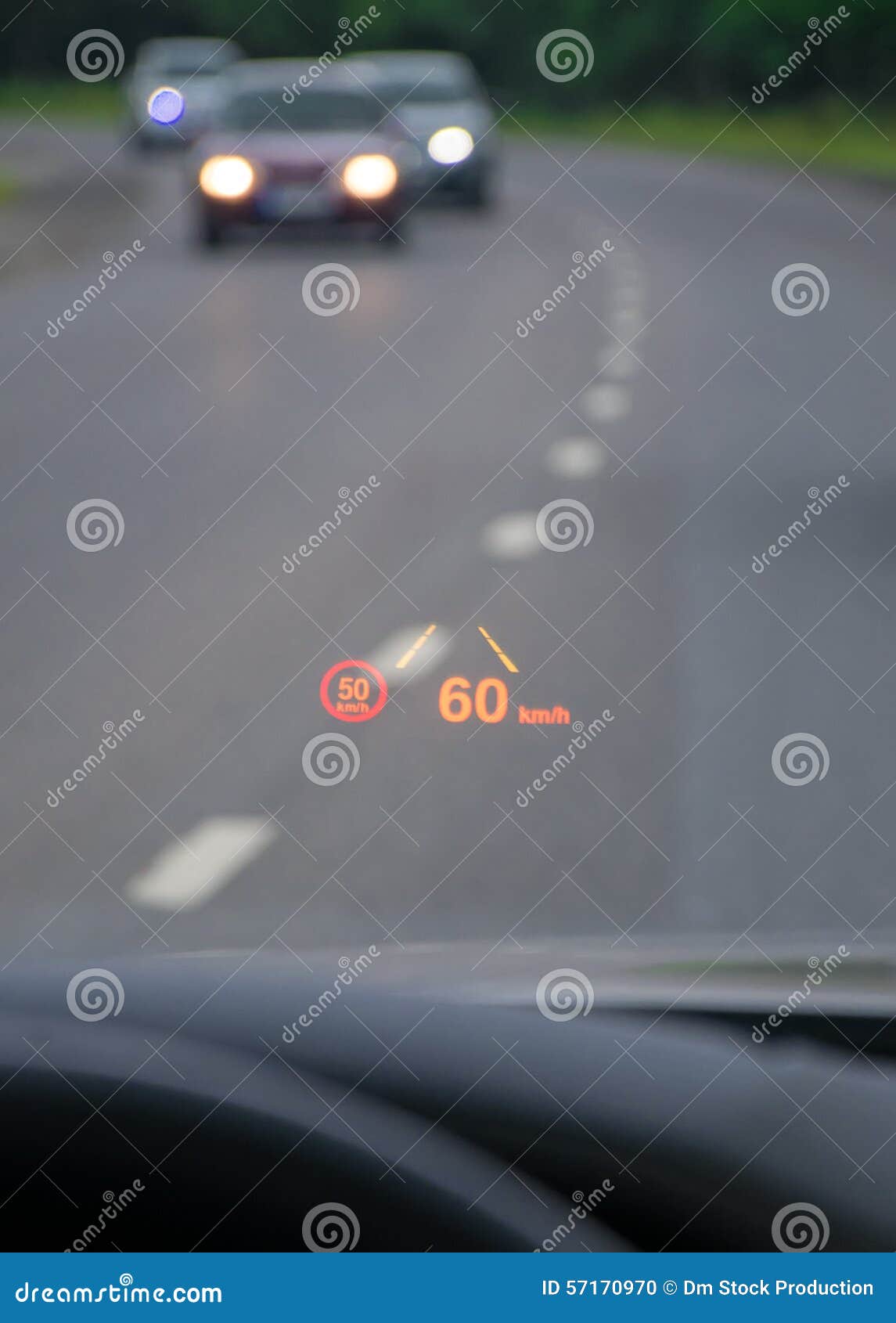 Car HUD. stock photo. Image of interface, development - 57170970