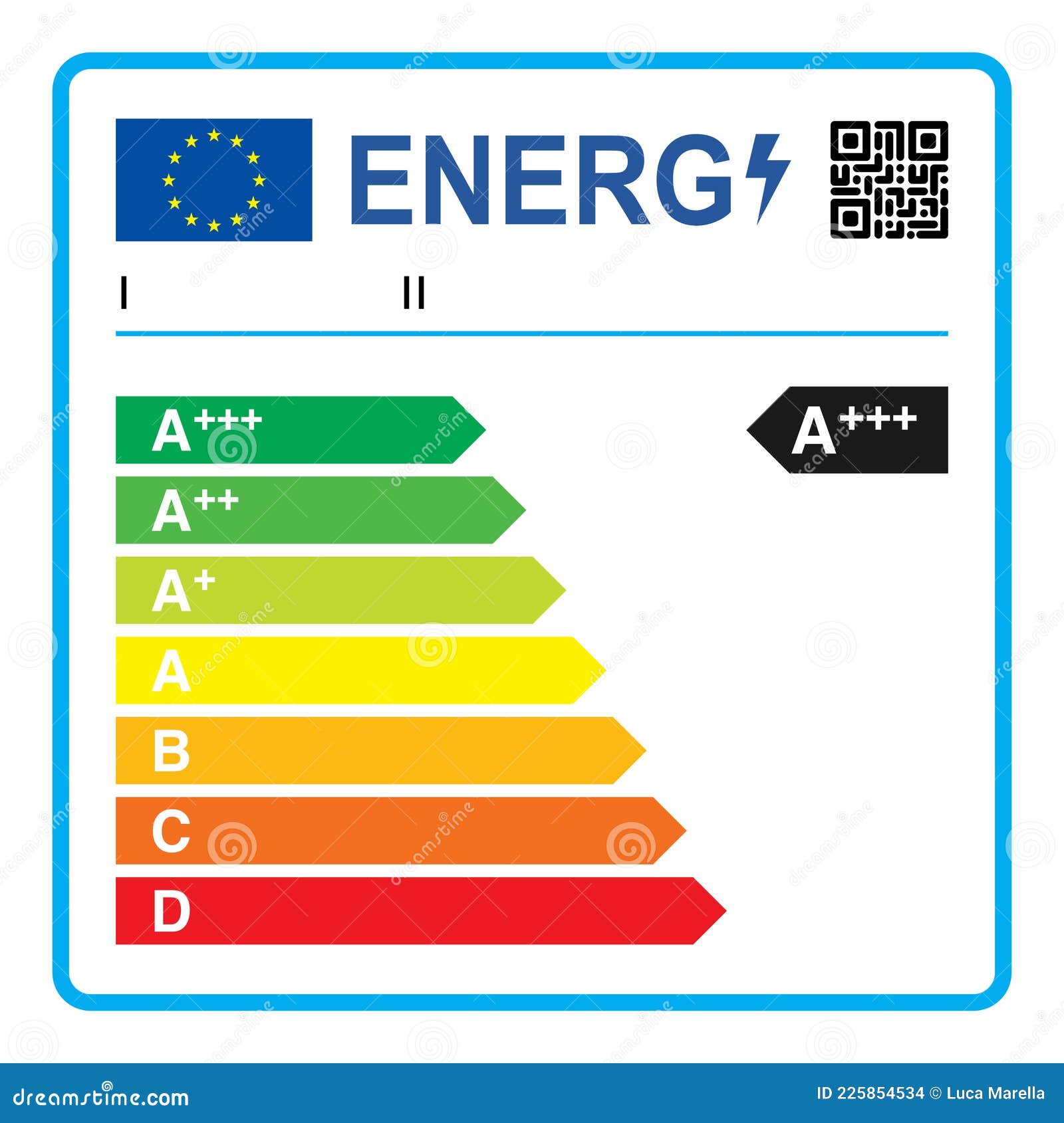 EU Domestic Appliances Energetic Class Stock Vector - Illustration of ...