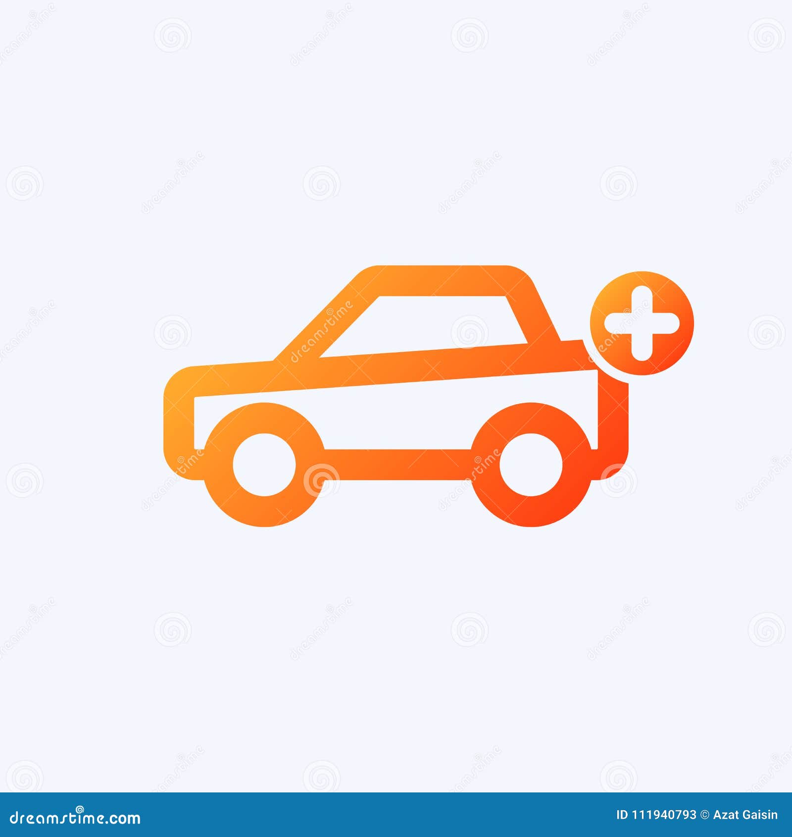 Car Icon with Add Sign. Car Icon and New, Plus, Positive Symbol Stock ...