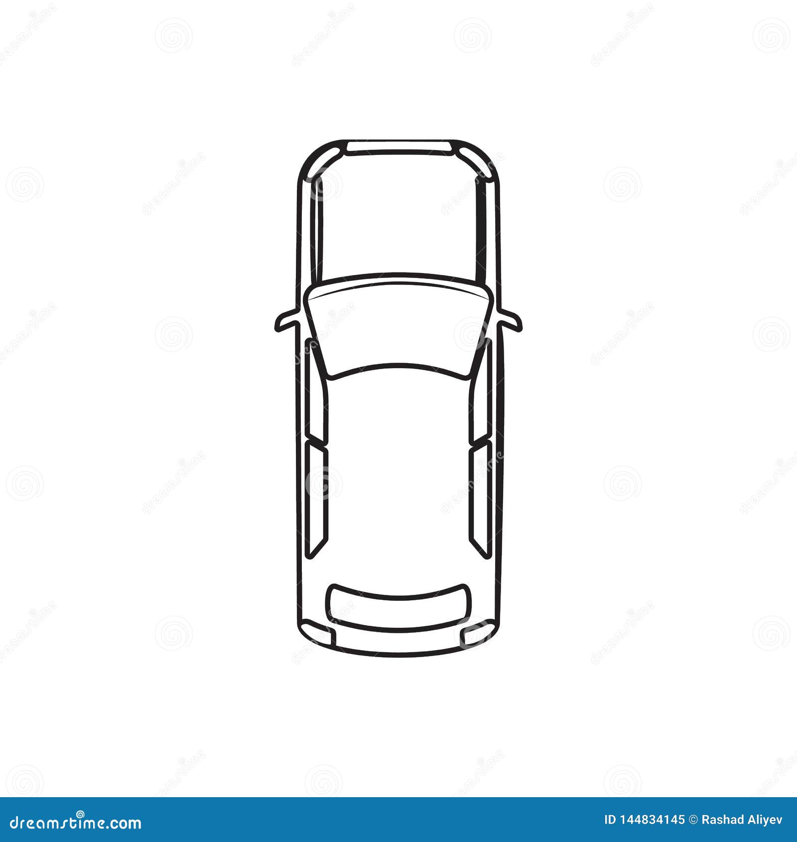 Car Icon. Element of Transport View from Above for Mobile Concept and ...