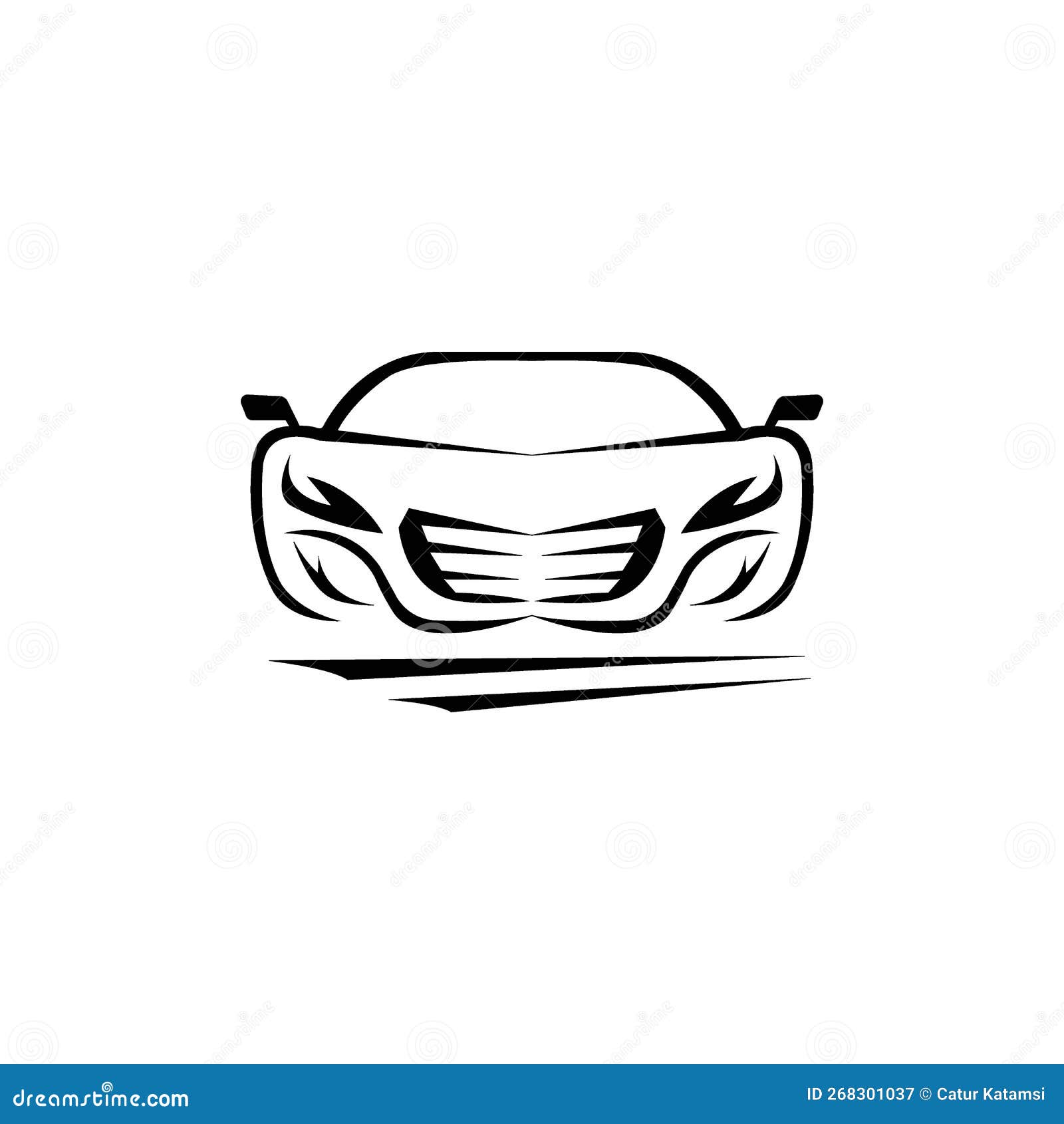 Car Icon Logo Vector Design Template Stock Illustration - Illustration ...