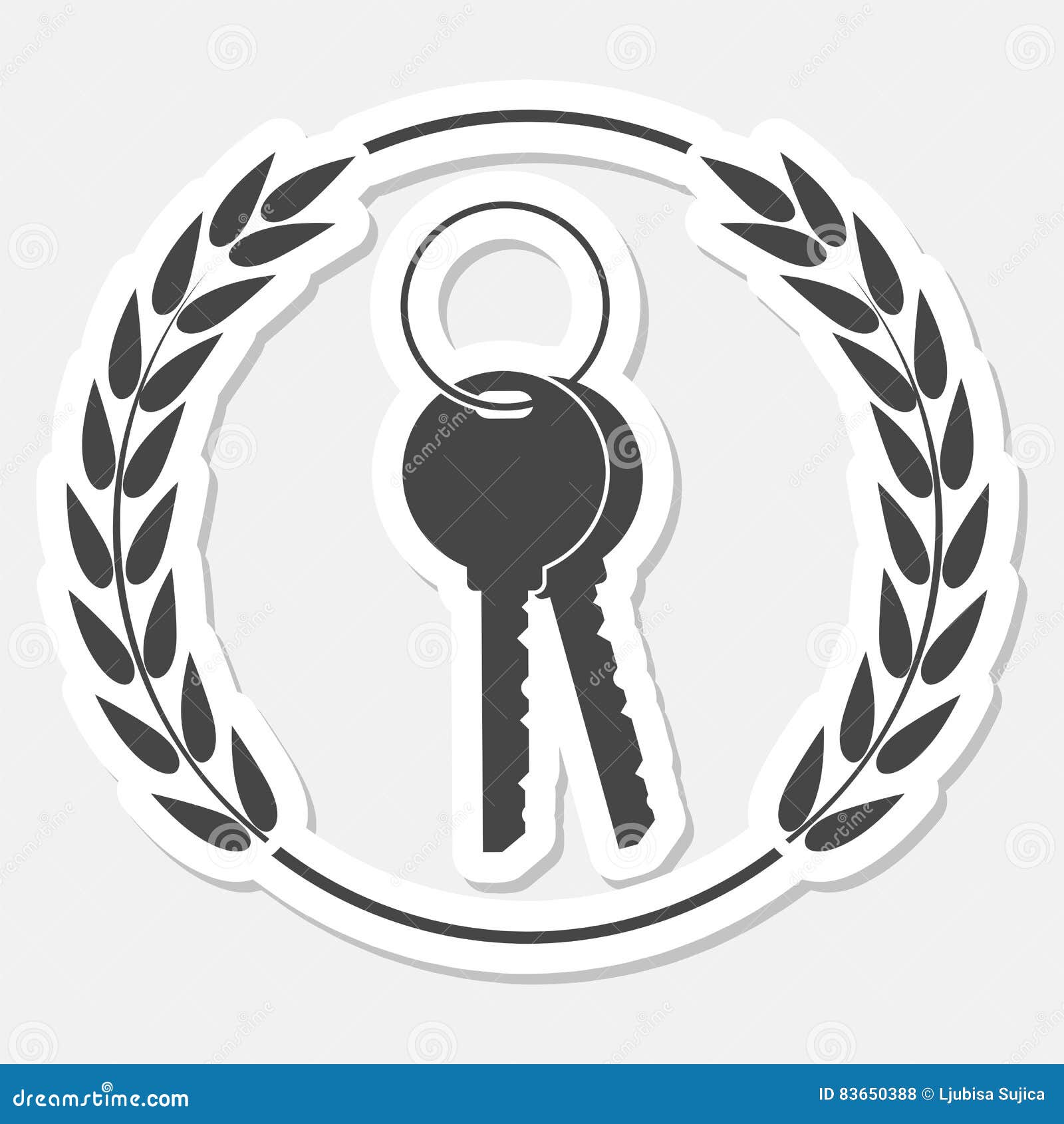 Car icon pictogram sticker stock vector. Illustration of keyword - 83650388