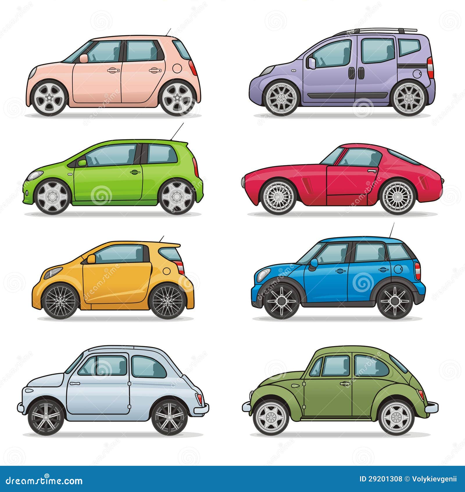 Car icon set stock vector. Illustration of icons, spoiler - 29201308