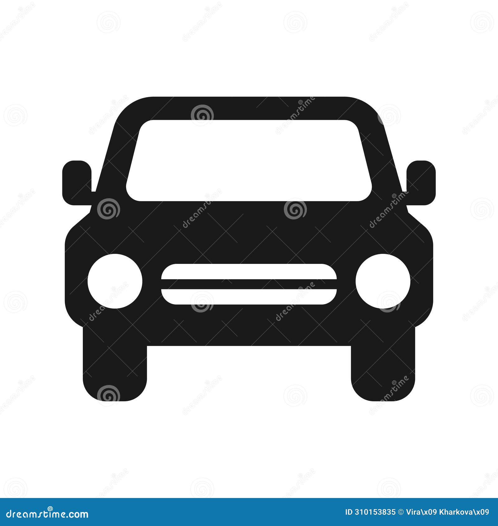 Car Icon. Simple Style Sign Symbol Stock Vector - Illustration of sign ...