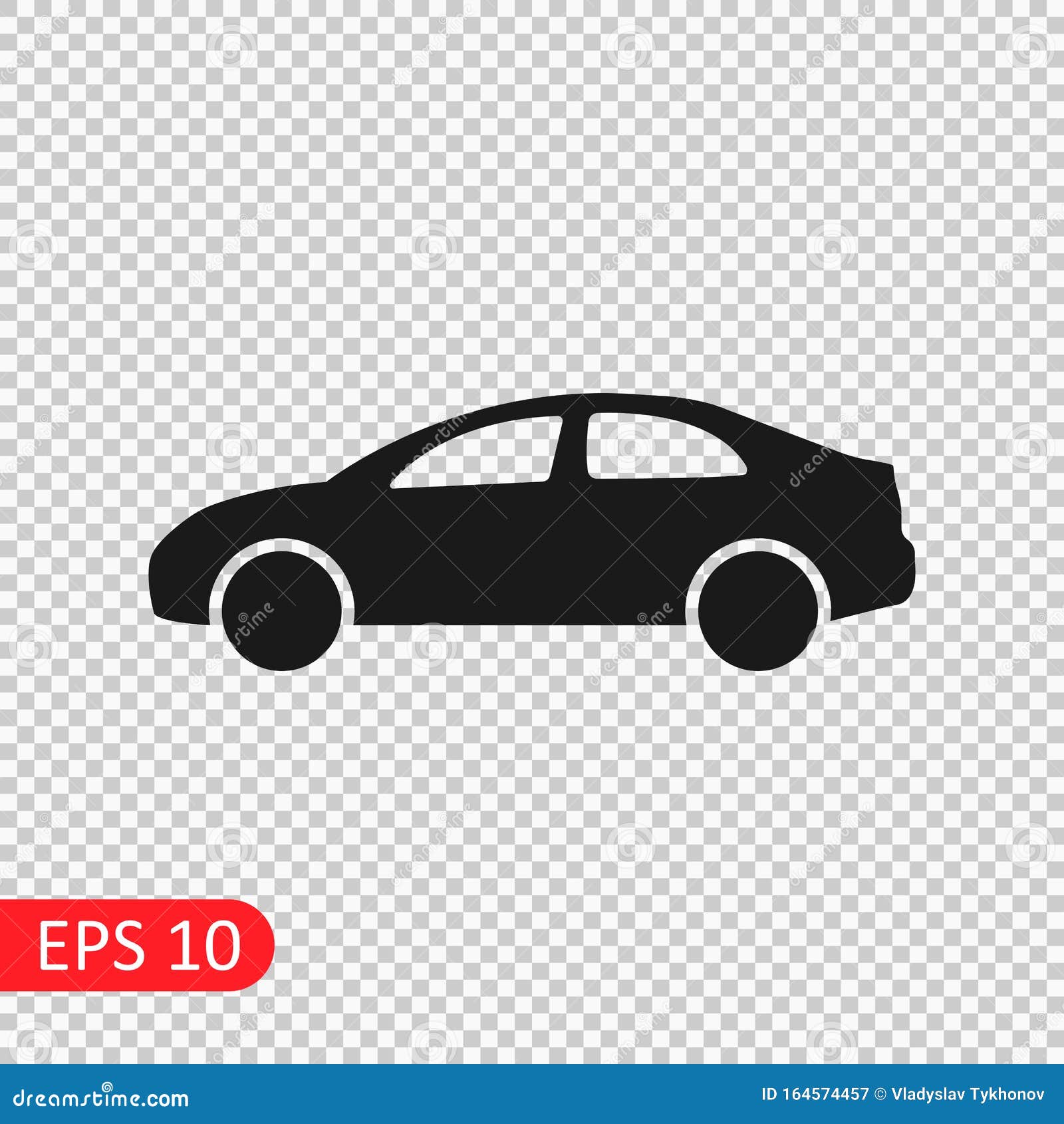 Car Icon in Simple Style. Vector Illustration EPS 10 Stock Vector ...