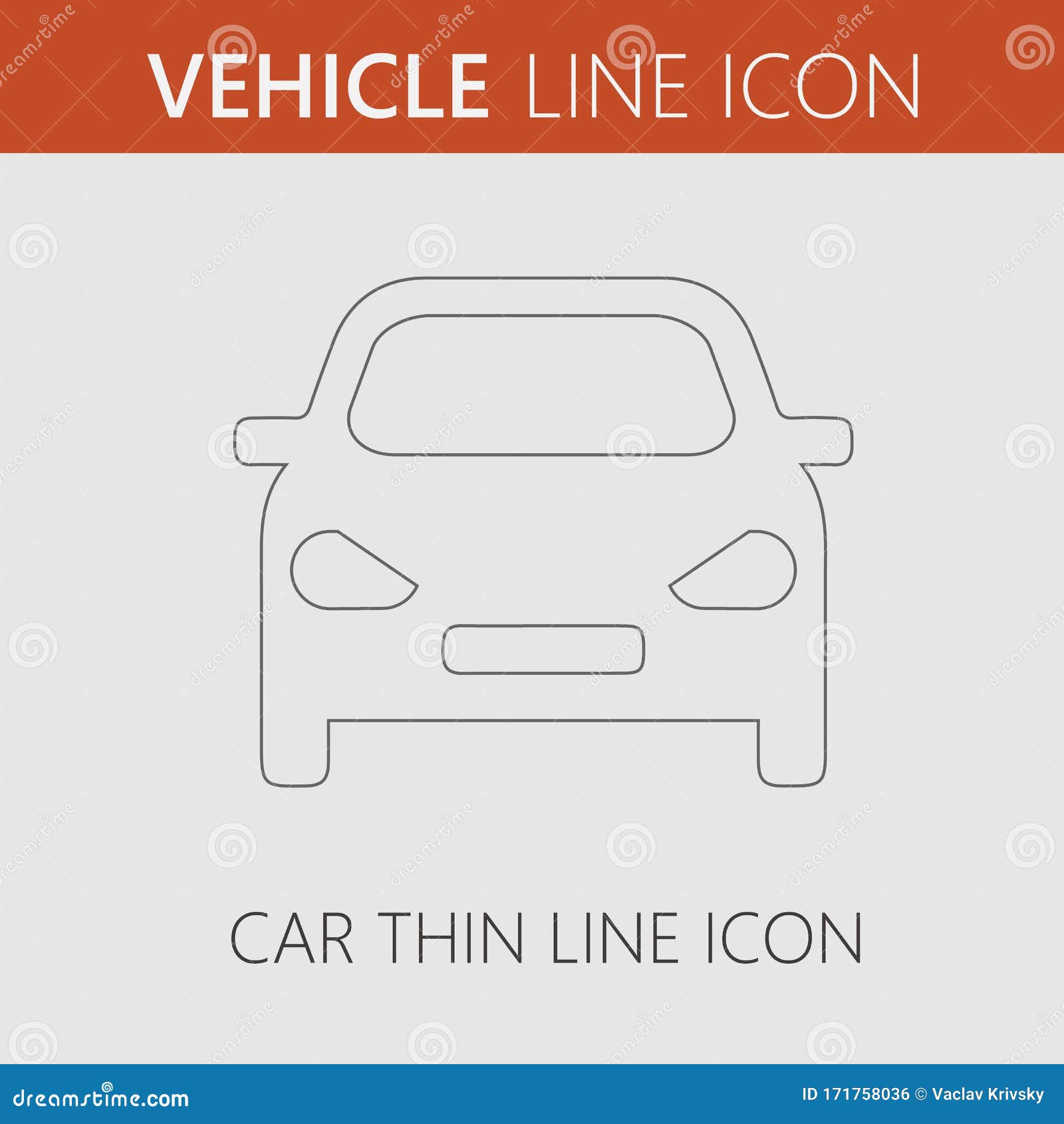 Car icon. Speed symbol stock vector. Illustration of vector - 171758036