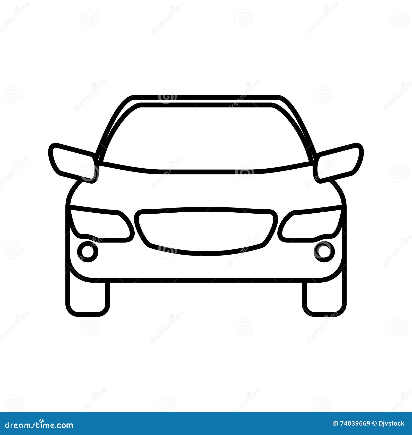 Car Icon. Transportation Machine Design. Vector Graphic Stock ...