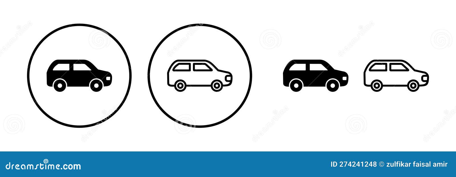 Car icon . Car sign. sedan stock vector. Illustration of vector - 274241248