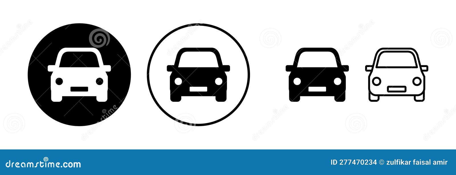 Car icon . Car sign. sedan stock vector. Illustration of drive - 277470234