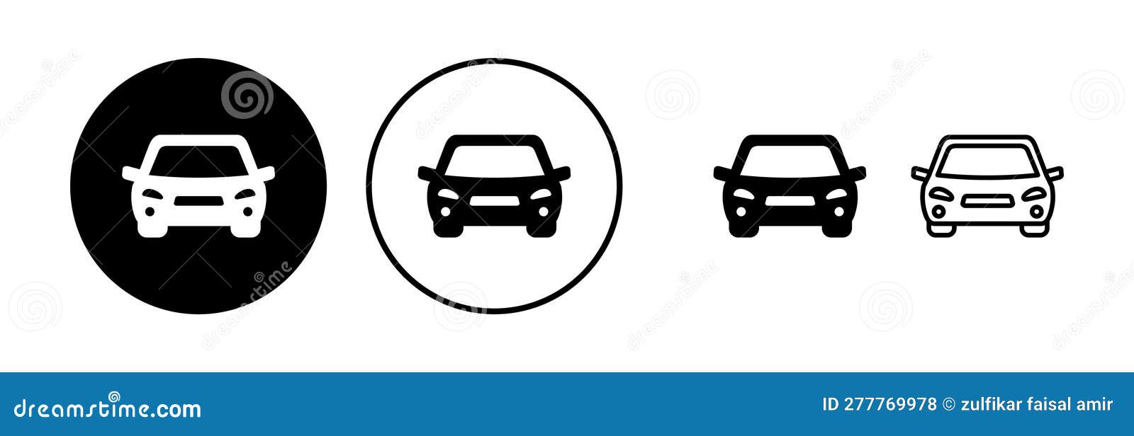 Car icon . Car sign. sedan stock vector. Illustration of small - 277769978