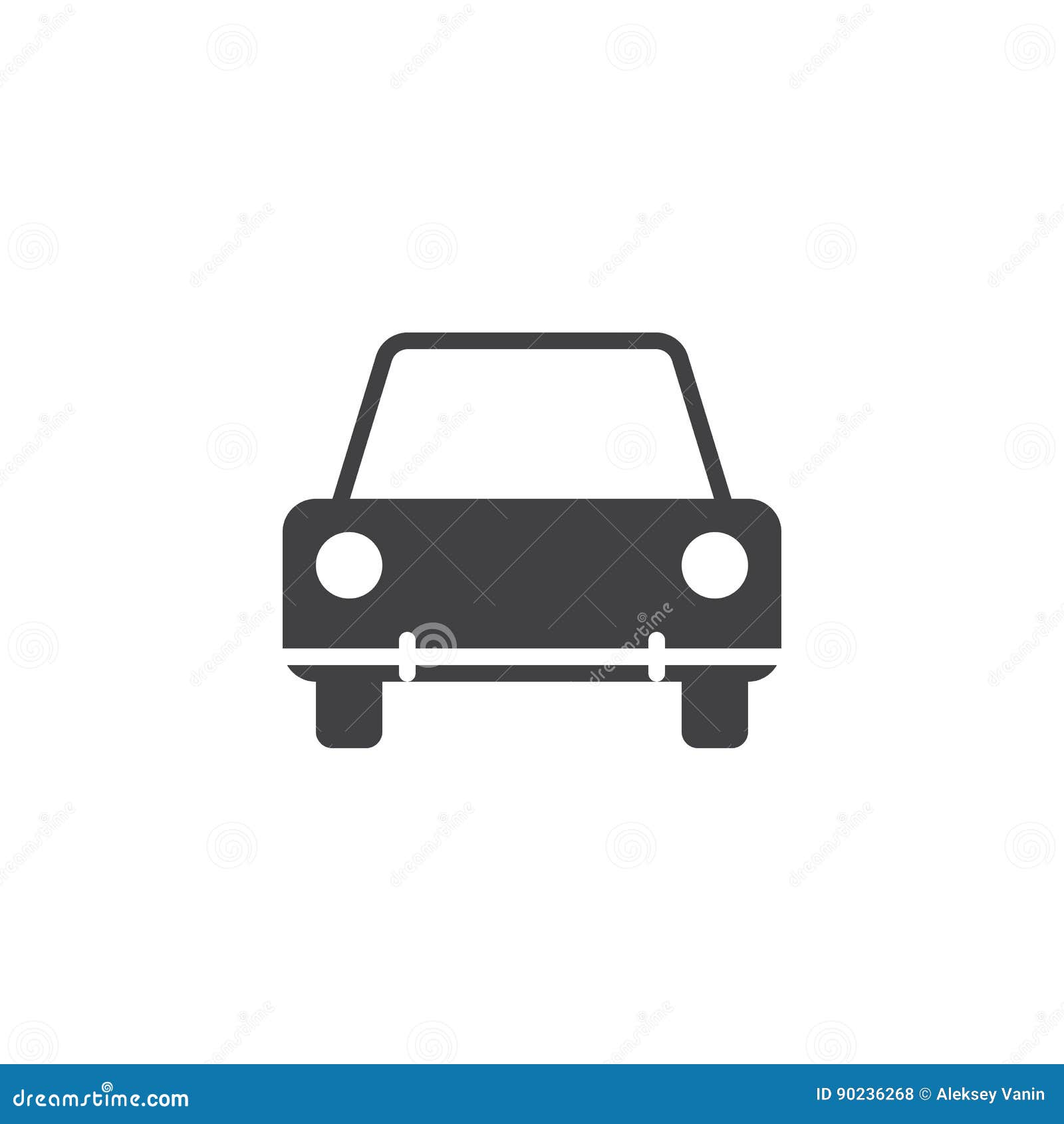 Car Icon , Vehicle Solid Logo Illustration, Pictogram Isol Stock ...