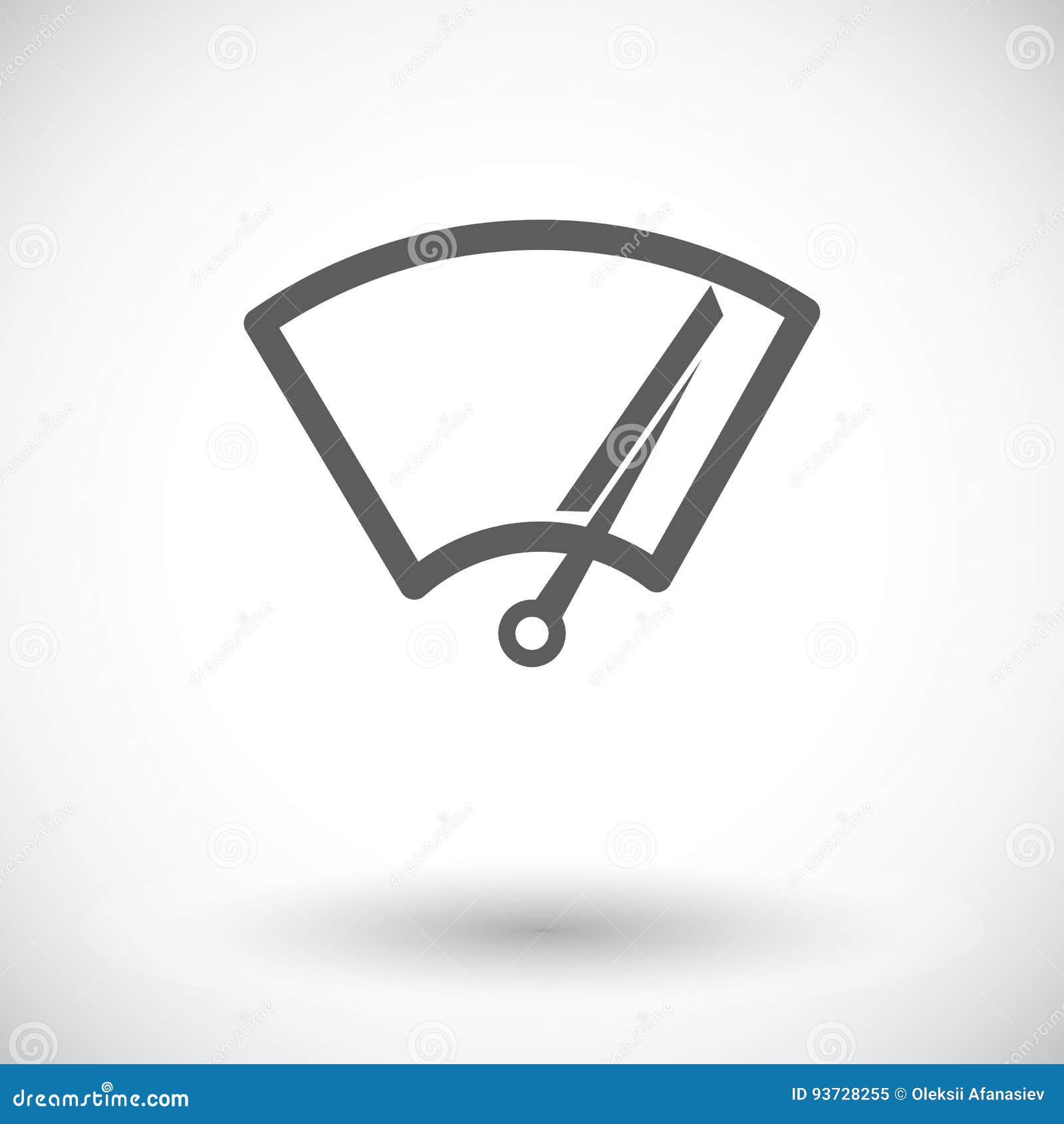 Car icon wiper. stock vector. Illustration of wind, icon - 93728255