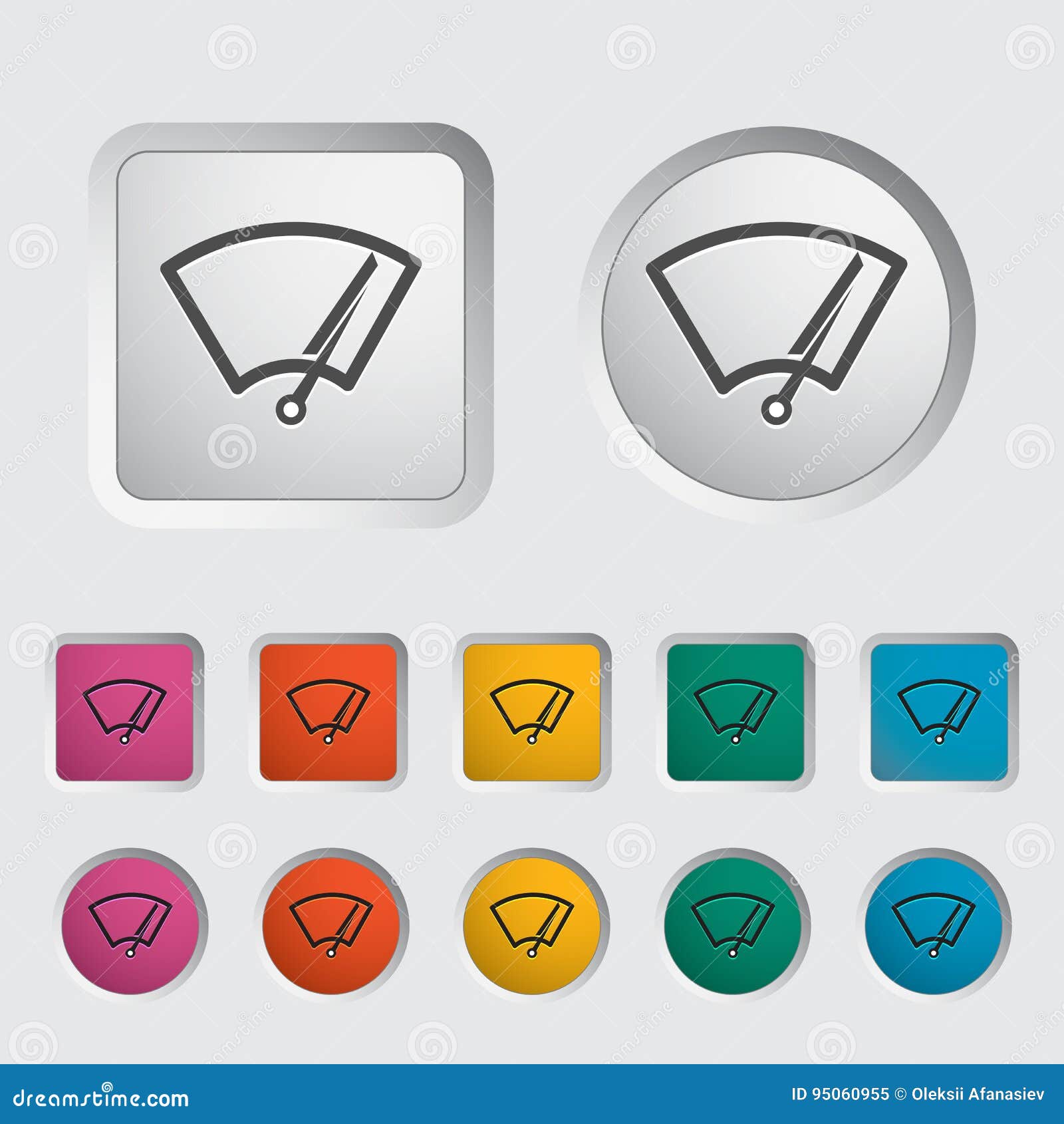 Car icon wiper. stock vector. Illustration of auto, sign - 95060955